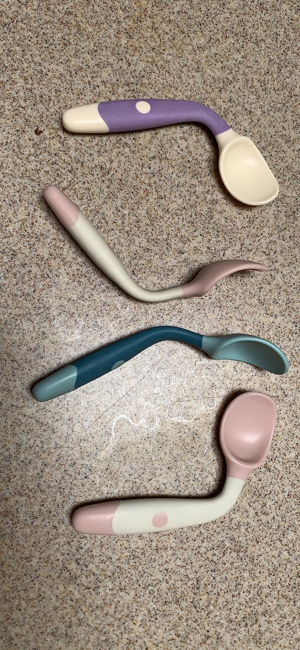 Amazon.com: 10 Pcs Toddler Utensils, Spoons and Forks Set with Bendable ...