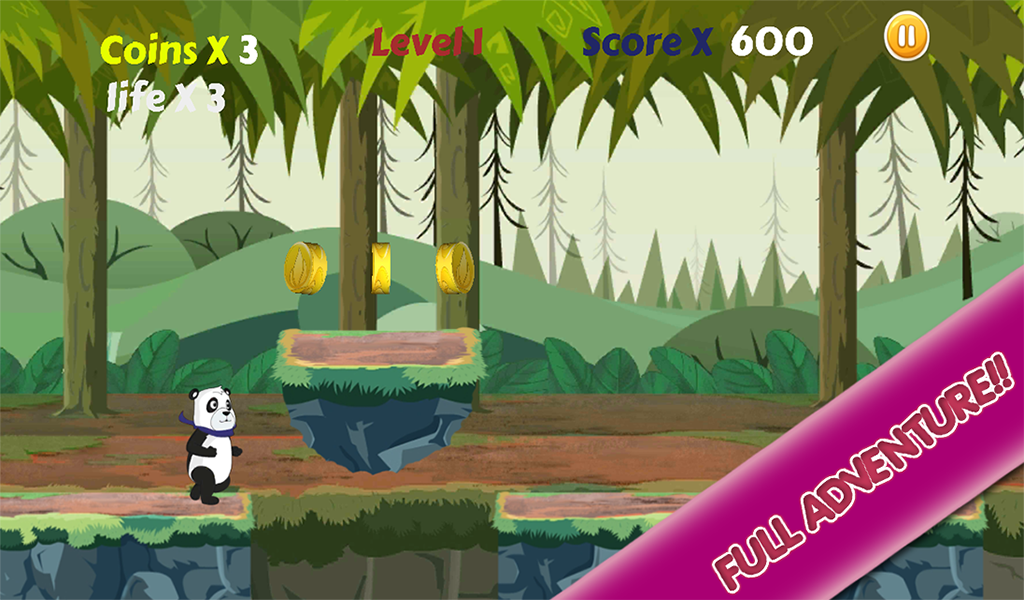 Panda Run Jungle - App on Amazon Appstore