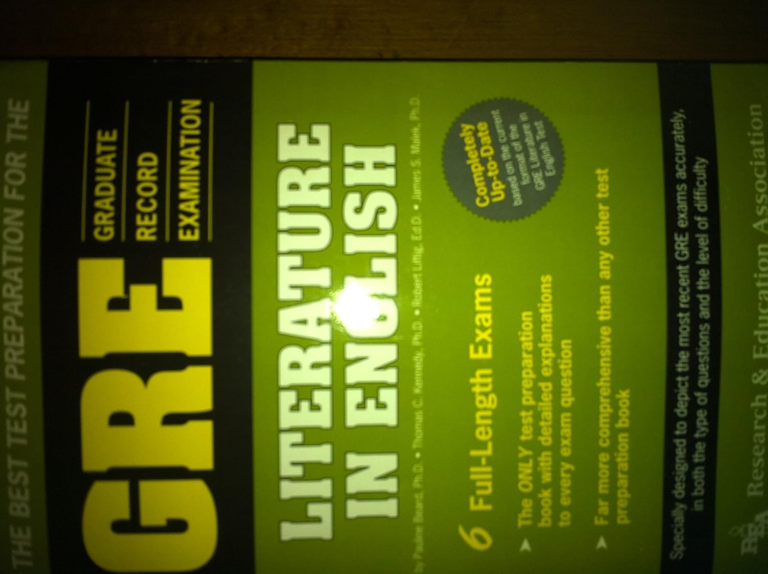The Best Test Preparation for the Gre: Literature in English (Graduate ...