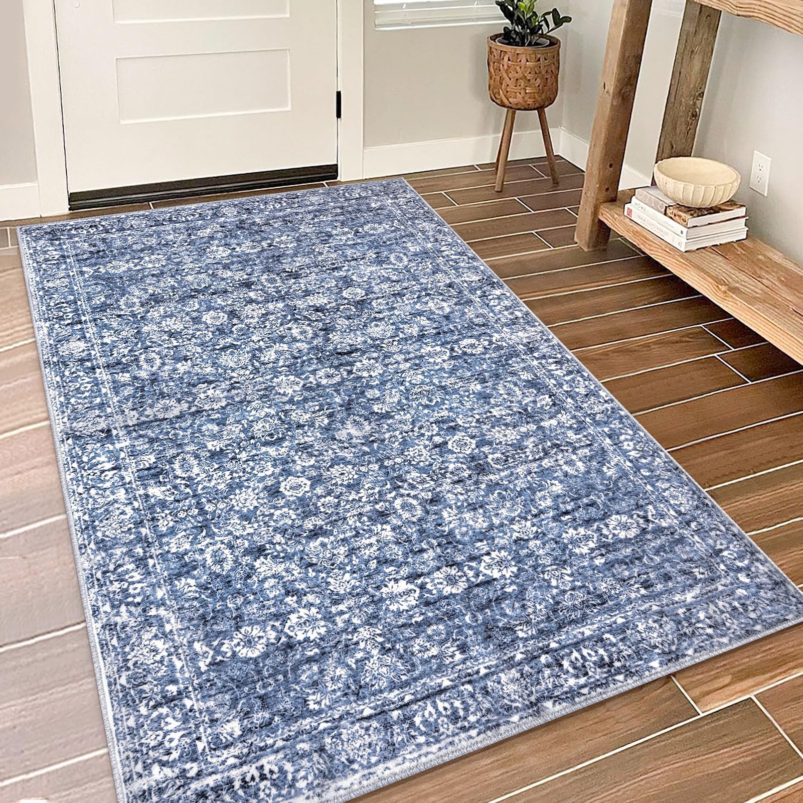 Amazon.com: Bedsure 3x5 Area Rugs for Living Room, Machine Washable ...