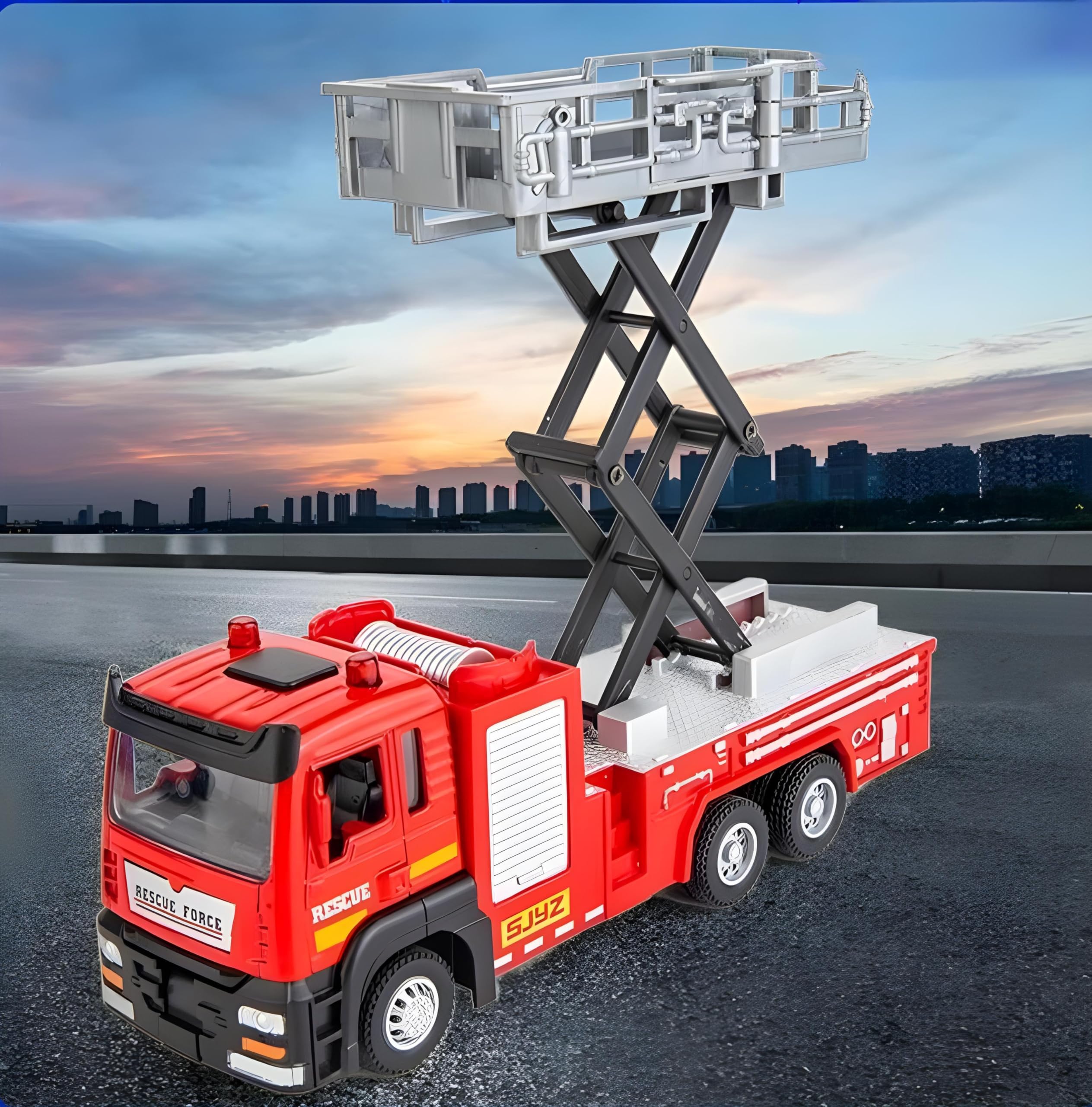Shinsei Toys Fire Brigade in Pull Back Action with Rotating&Extendable ...