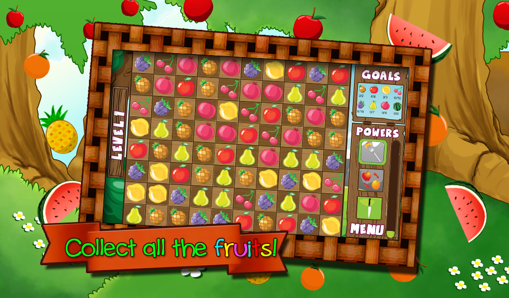 Aplicación Fruit Match en Amazon Appstore