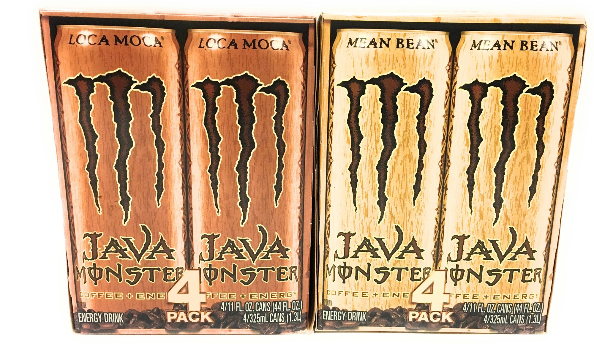 Java Monster Coffee + Energy Drink Bundle of 11 OZ Cans: 4 Loca Moca ...