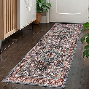 Amazon.com: KOZYFLY Runners for Hallways 2x5 Ft Washable Kitchen Runner Rug Boho Runner Rug for ...