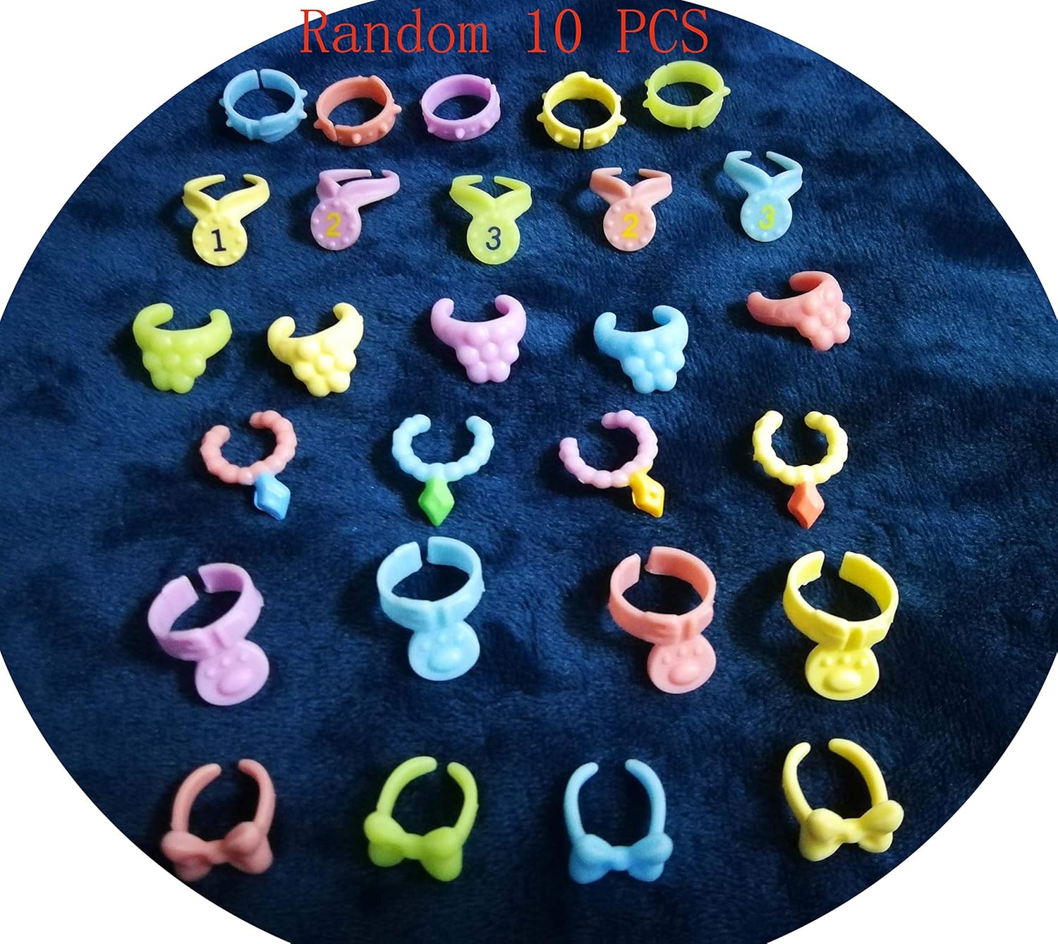 Amazon.com : jwrac LPS Accessories Collars Lot Random 10 PCS Necklace ...