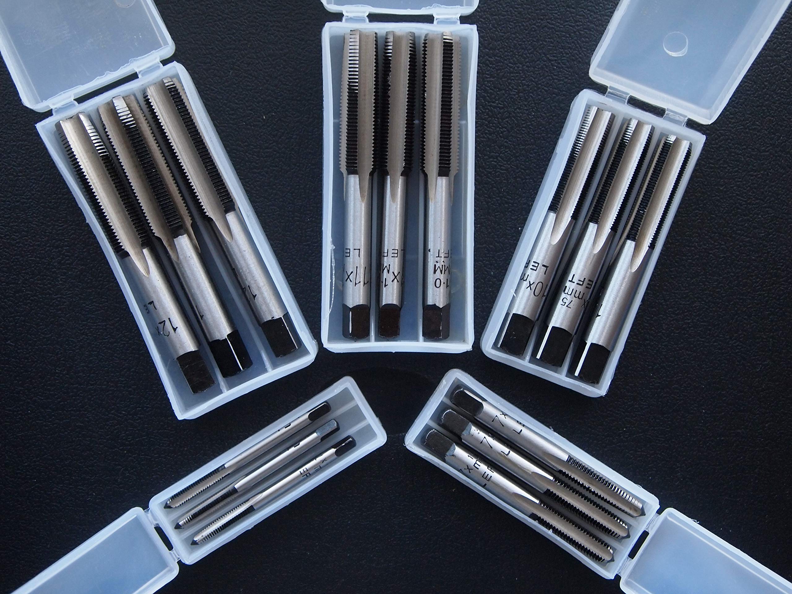 Metric Left Hand TAPS M3 M4 M5 M6 M7 M8 M9 M11 M12 Set of 3 Complete ...