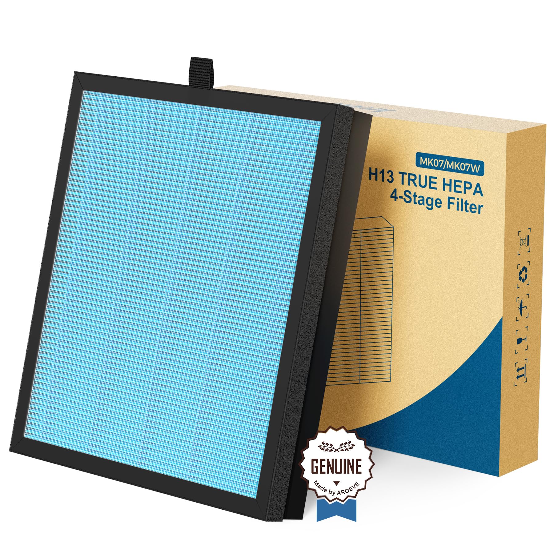Snapklik.com : MK07 Air Filter Replacement 4-in-1 H13 True HEPA Air ...