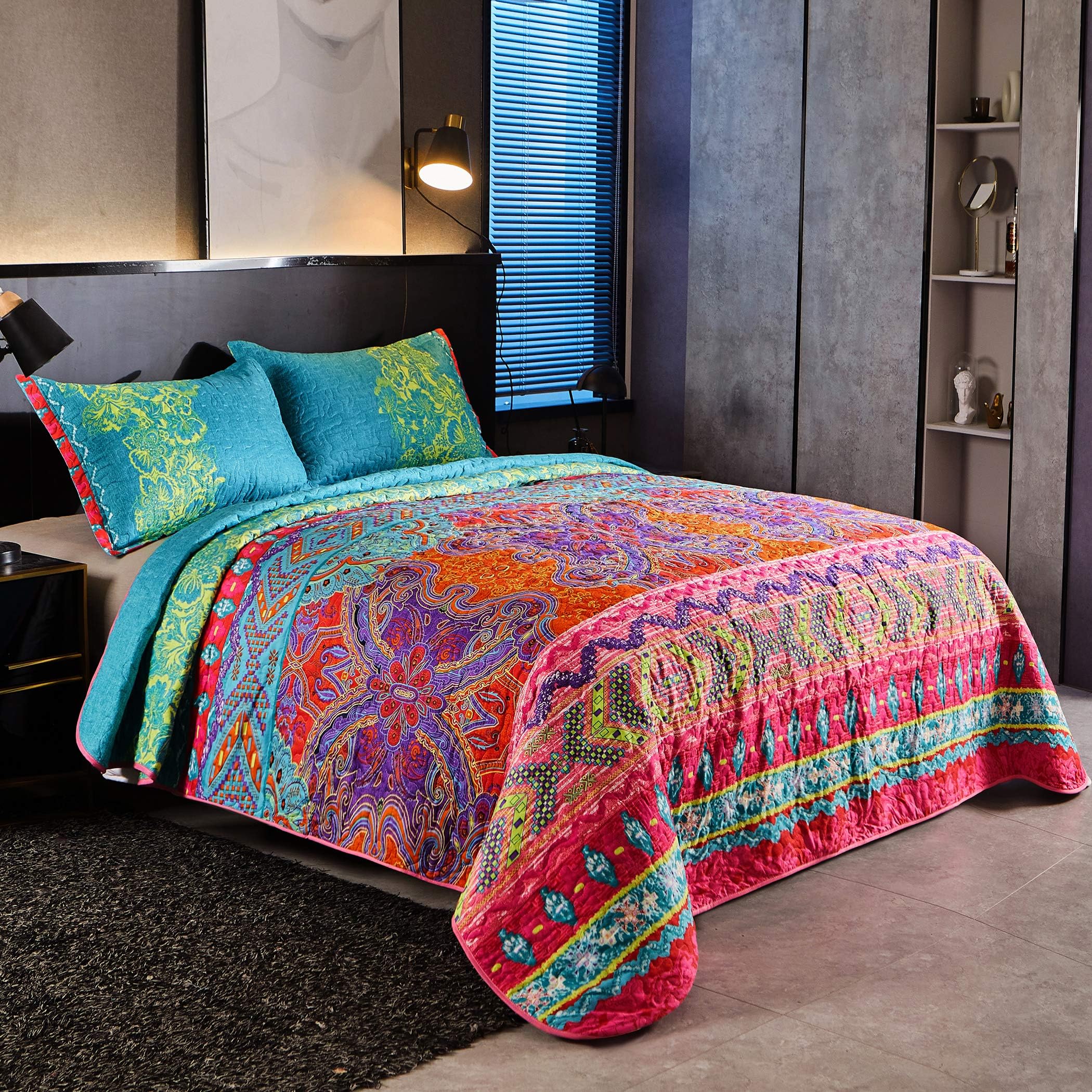 Amazon.com: Royal Hotel Bedding Rebekah Full/Queen Size, Over-Sized ...