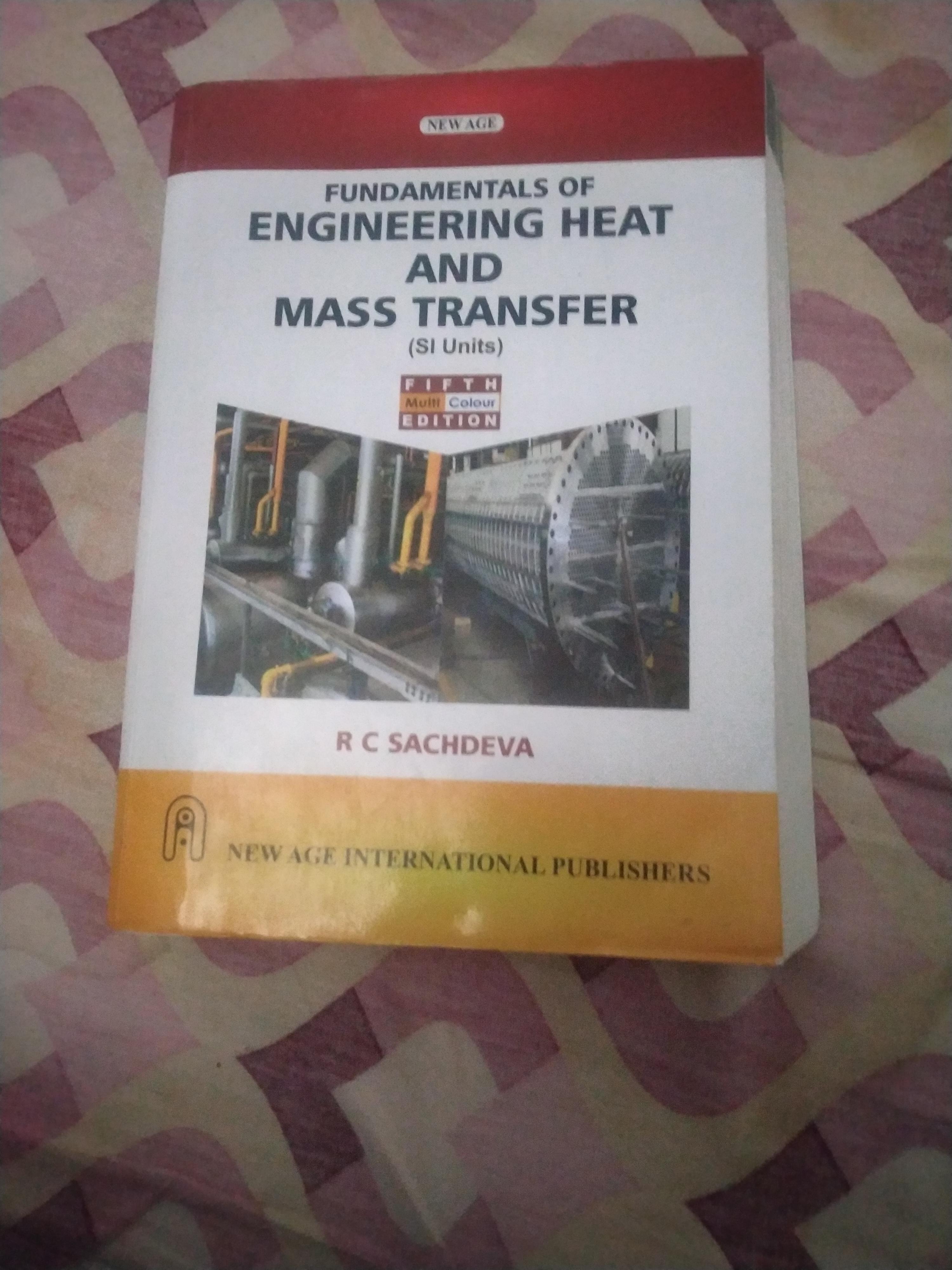 Buy Fundamentals of Engineering Heat and Mass Transfer (SI Units) Book ...