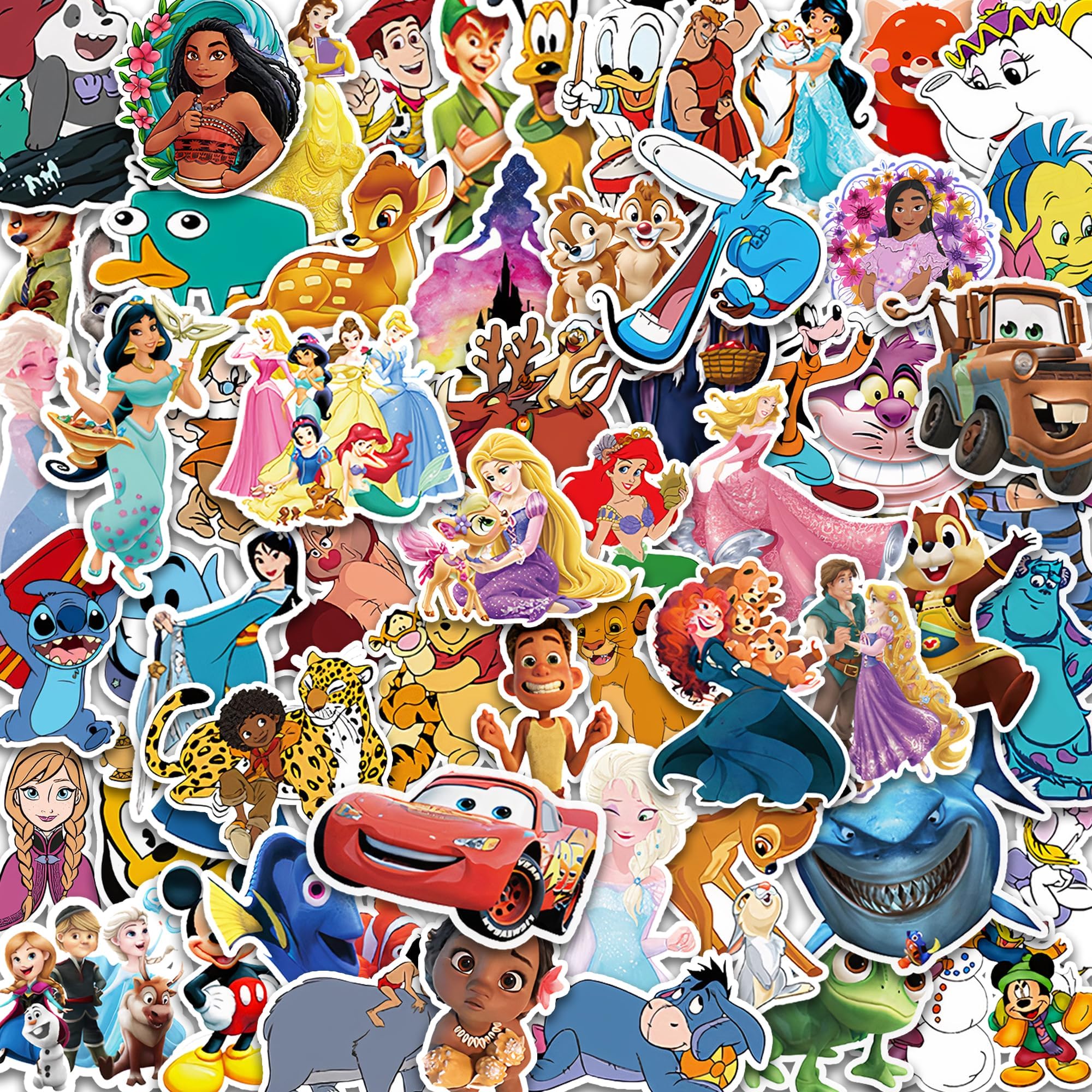 Amazon.com: CUUPAA 110Pcs Cute Mixed Cartoon Stickers, 110Pcs Kawaii ...