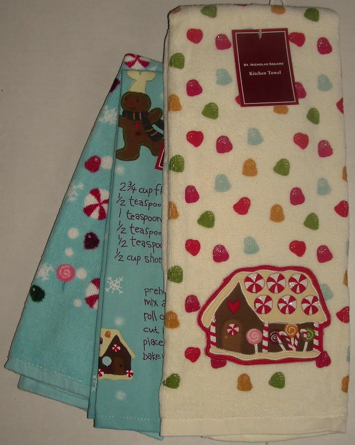 Amazon.com: Gingerbread House Kitchen Towels (3 Pc. Set) : Everything Else