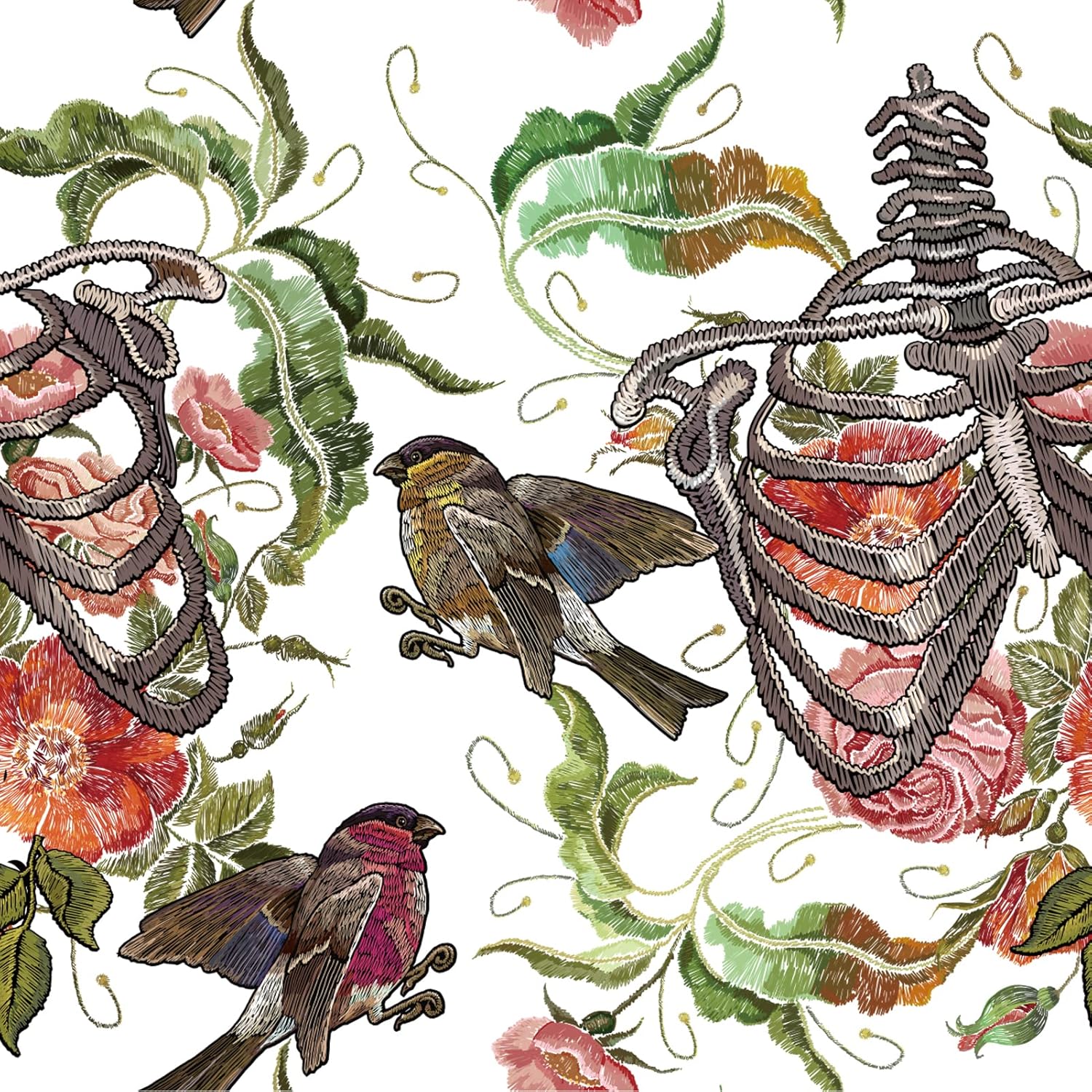 Amazon.com: DKTIE Gothic Window Film Stained Glass 3D Static Cling ...