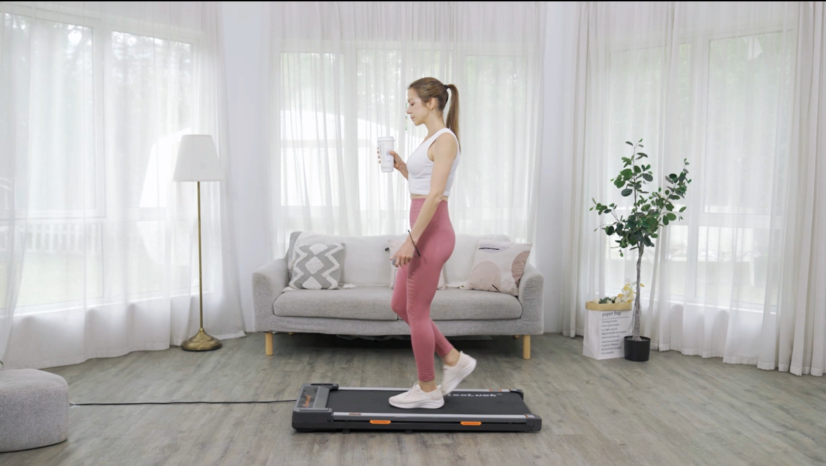 Watch Elseluck Walking Pad, Under Desk Walking Treadmill Home on Amazon ...