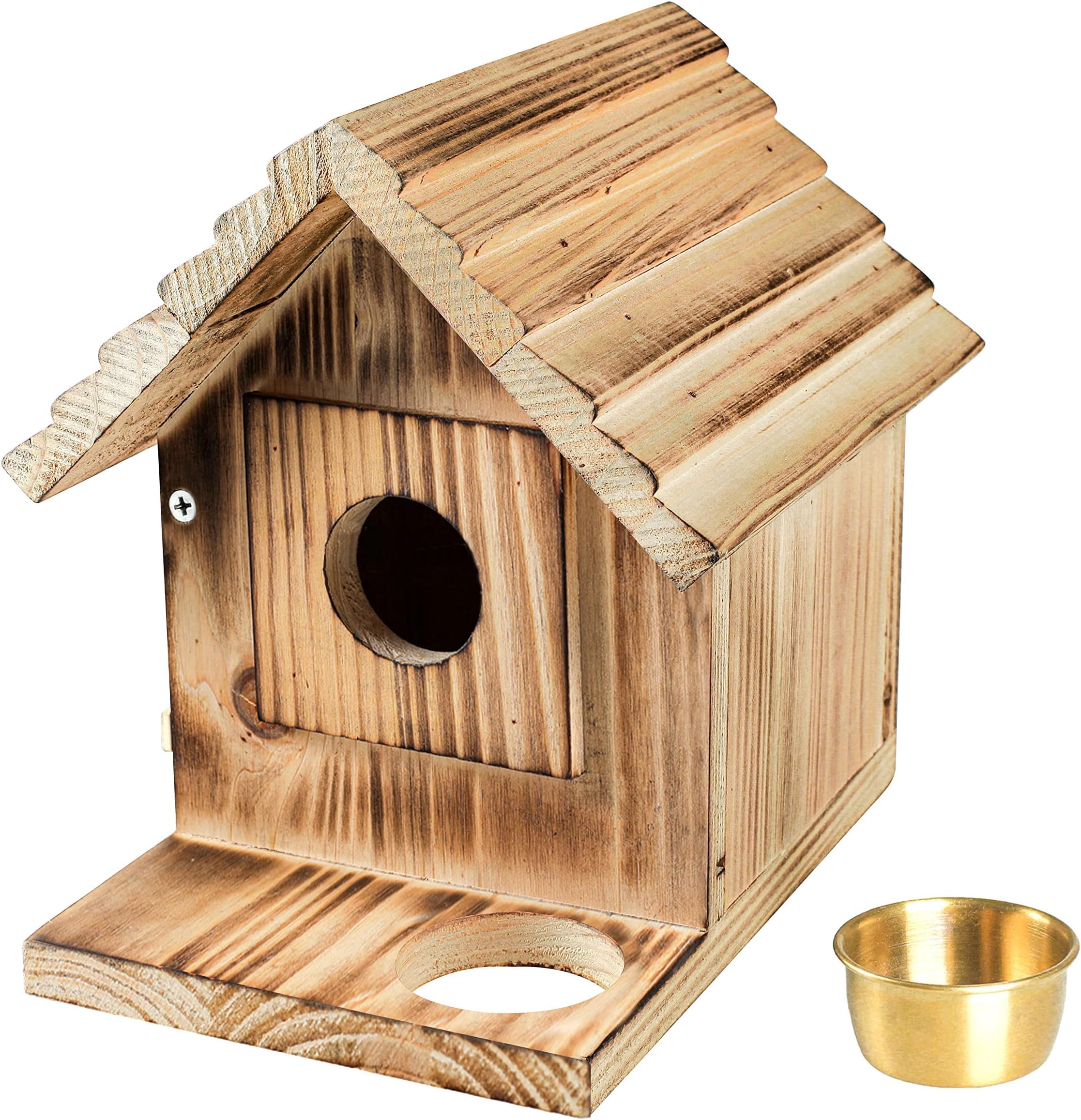Amazon.com: 3 Pack Wooden Hummingbird House with Predator Guard ...