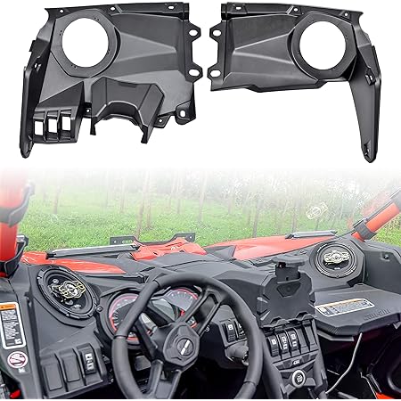 Amazon.com: SAUTVS Front Dash Speaker Mount for Can Am X3, Front 6.5 ...
