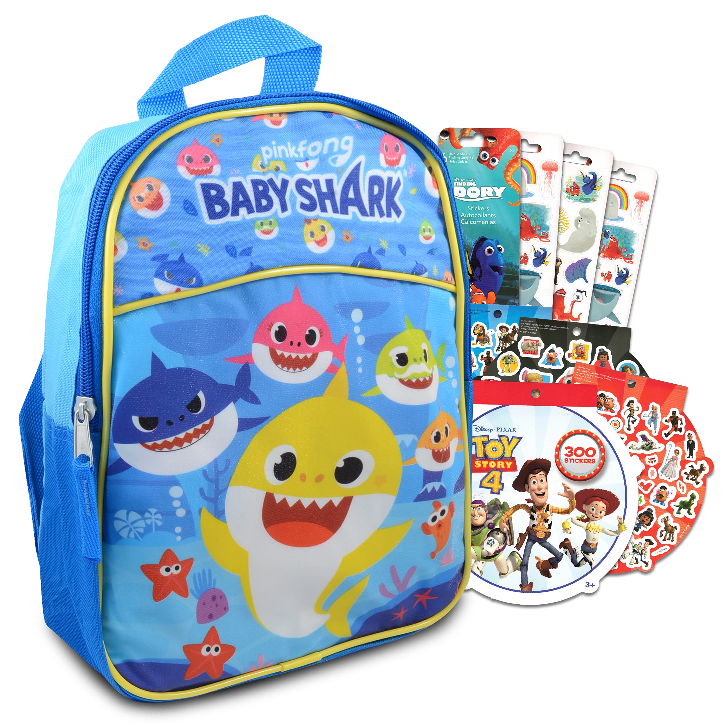 Pinkfong Baby Sharkbaby Shark 11 Inch Mini School Backpack Kids ...