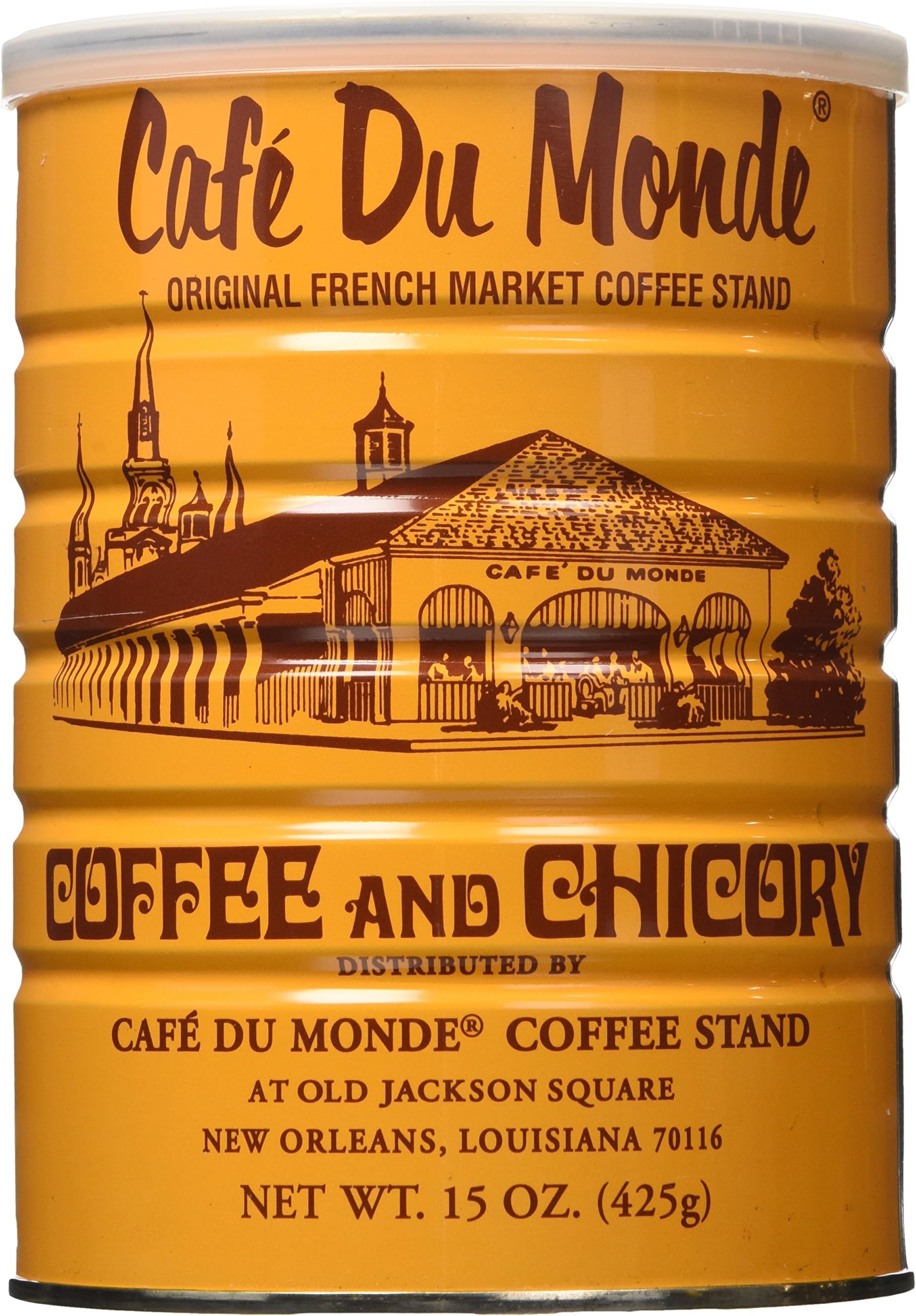 Amazon.com : Cafe Du Monde Coffee Chicory, 15 Ounce (Pack of 3 ...