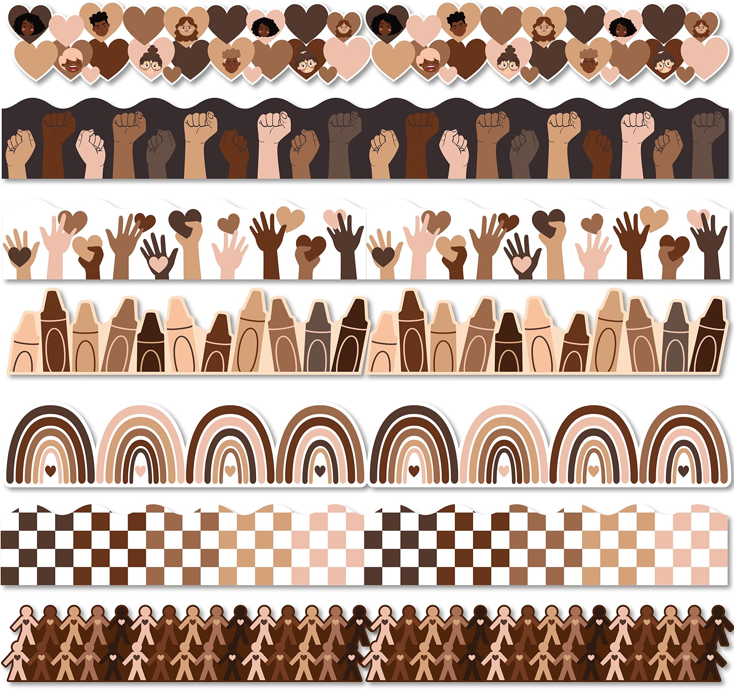 Amazon.com: Harloon 118 ft Diversity Bulletin Board Diversity Classroom ...