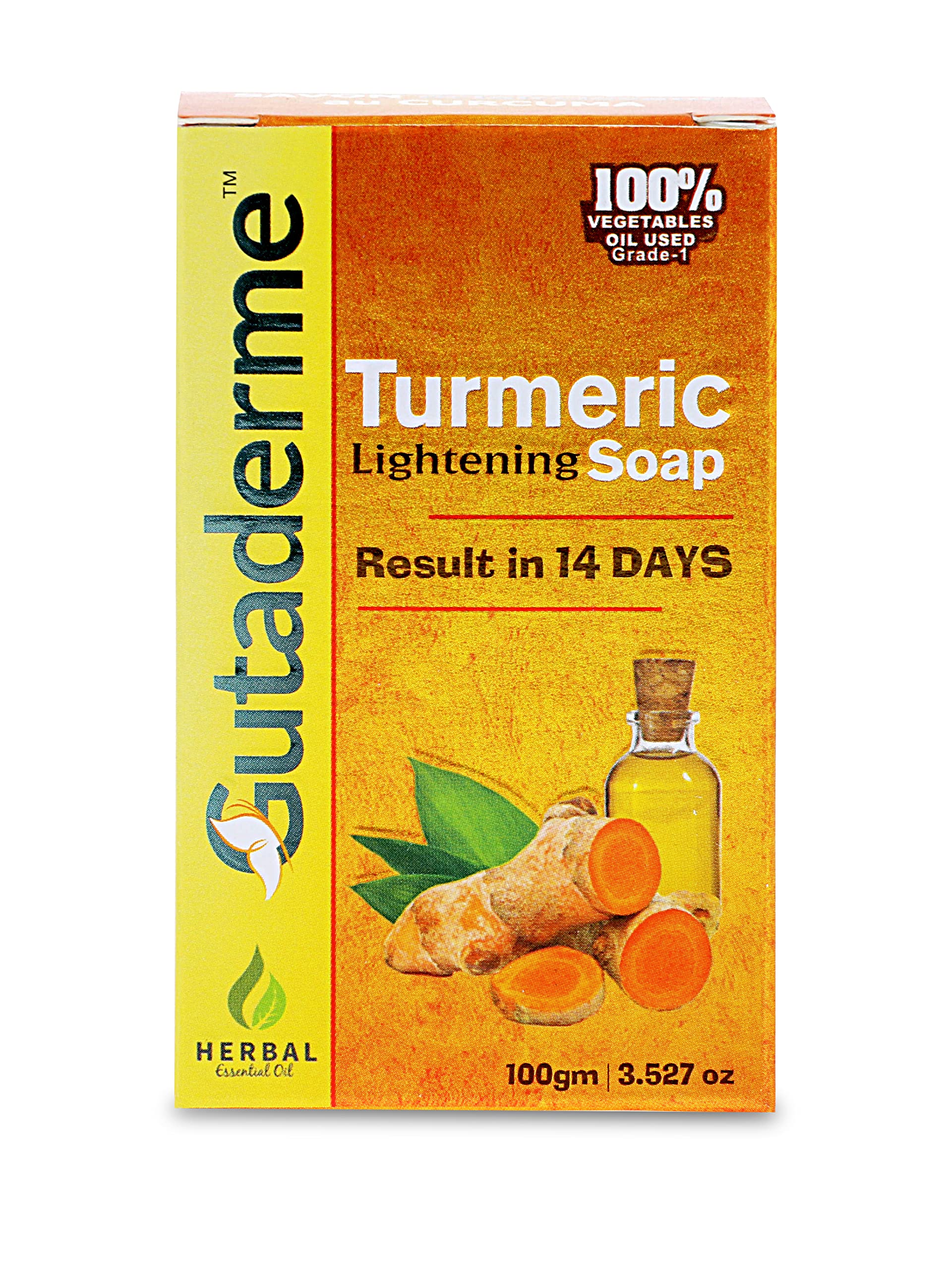 Turmeric Skin Soap (Pack of 1) - Natural Beauty Soap Bar for Smooth ...