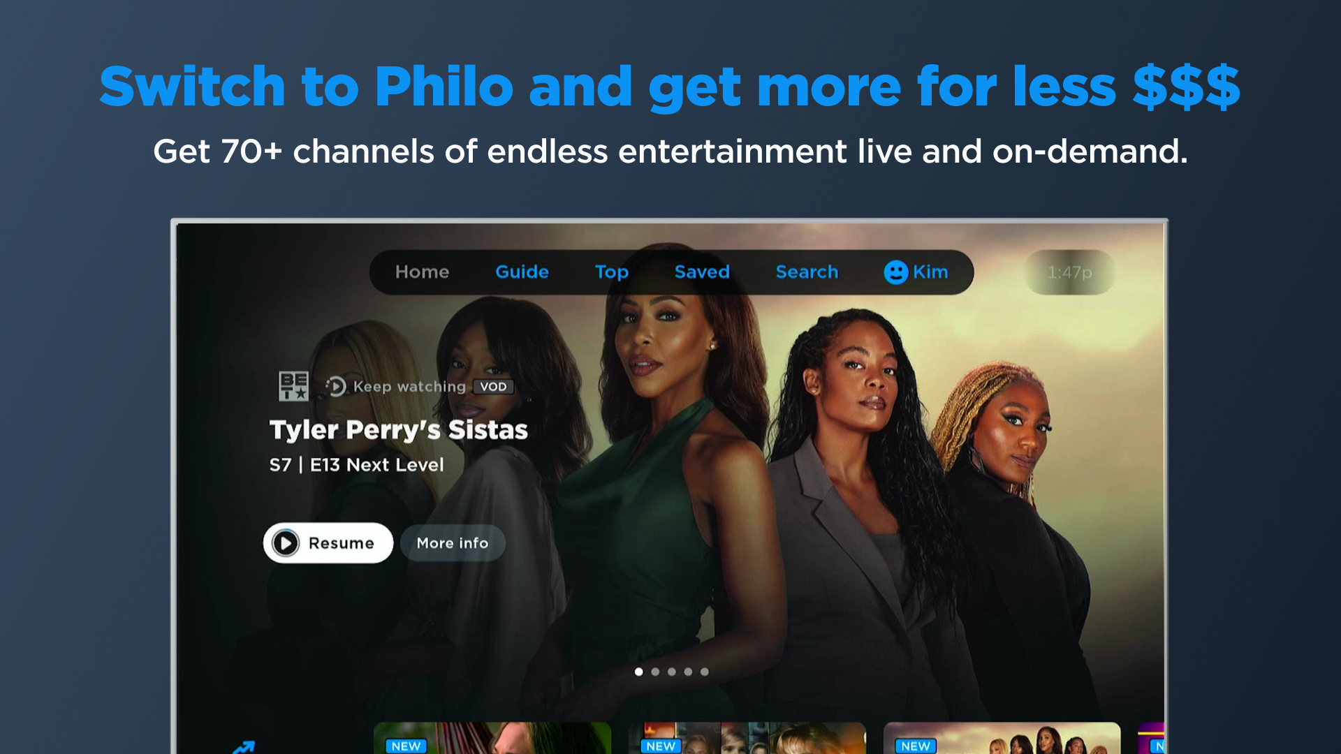 Philo: Shows, Movies, Live TV. - App on Amazon Appstore