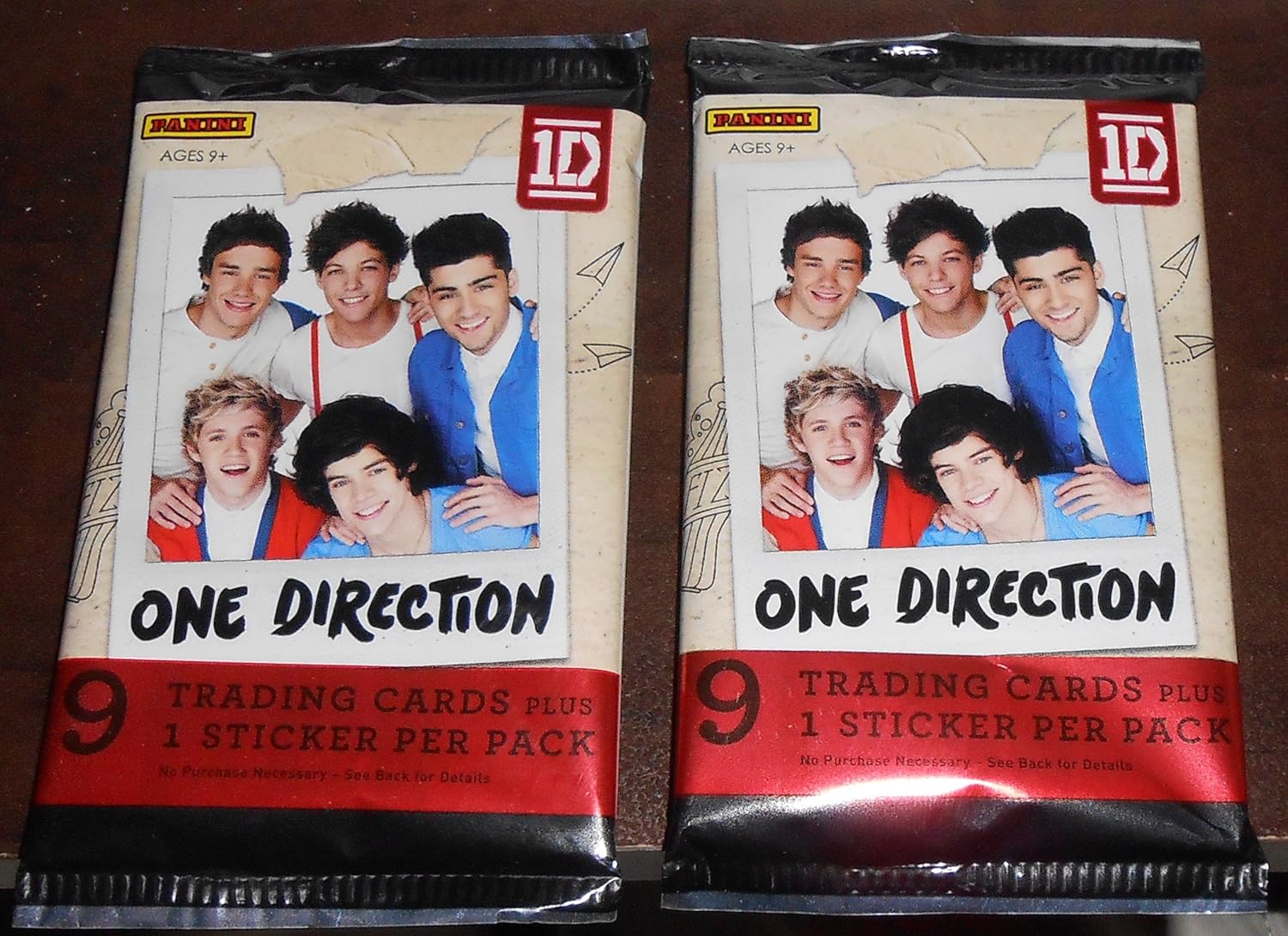 Amazon.com: 2013 - 2 PACKS - ONE DIRECTION TRADING CARDS (18 CARDS & 2 ...