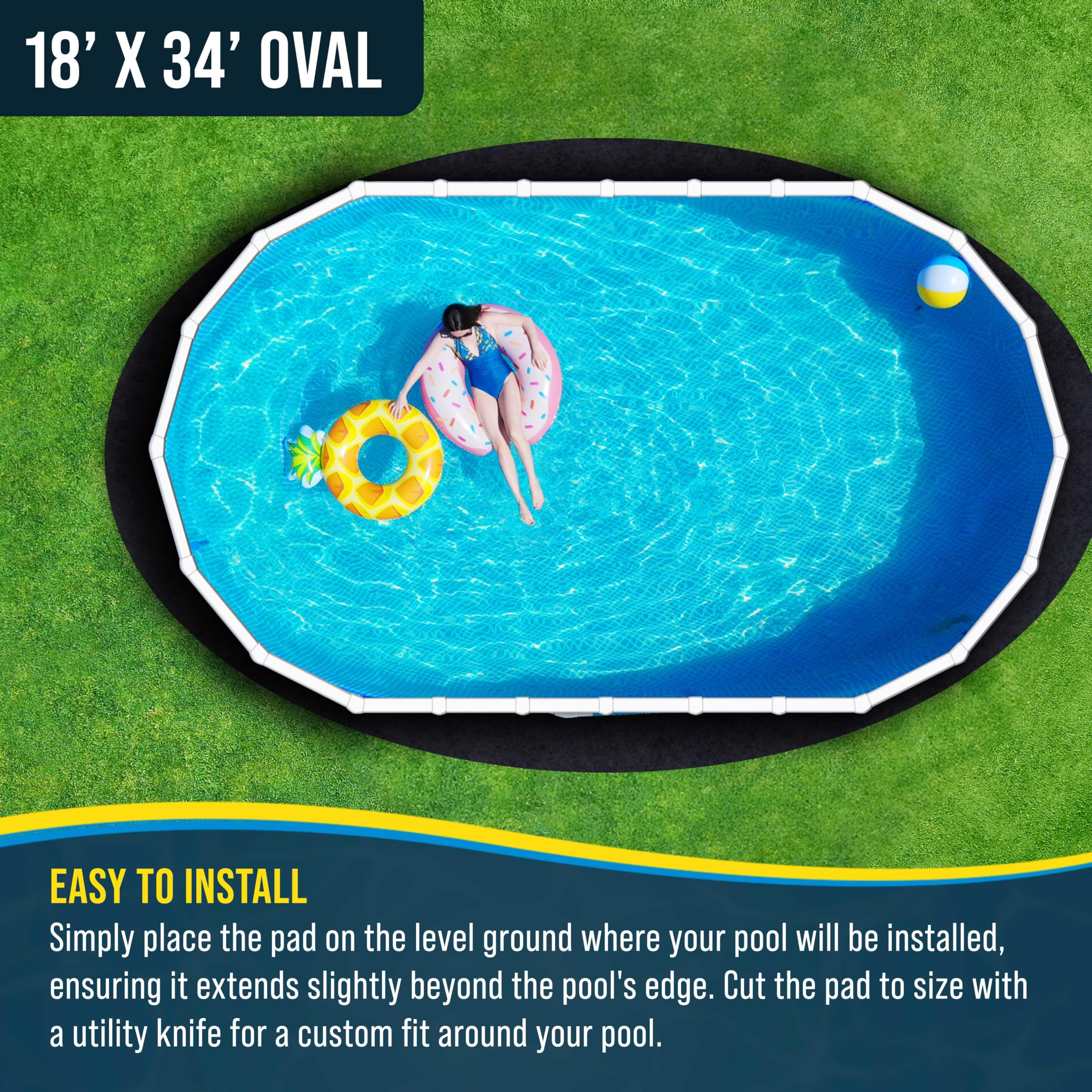 Snapklik.com : US Pool Supply Ground Shield 18-Foot X 34-Foot Oval ...