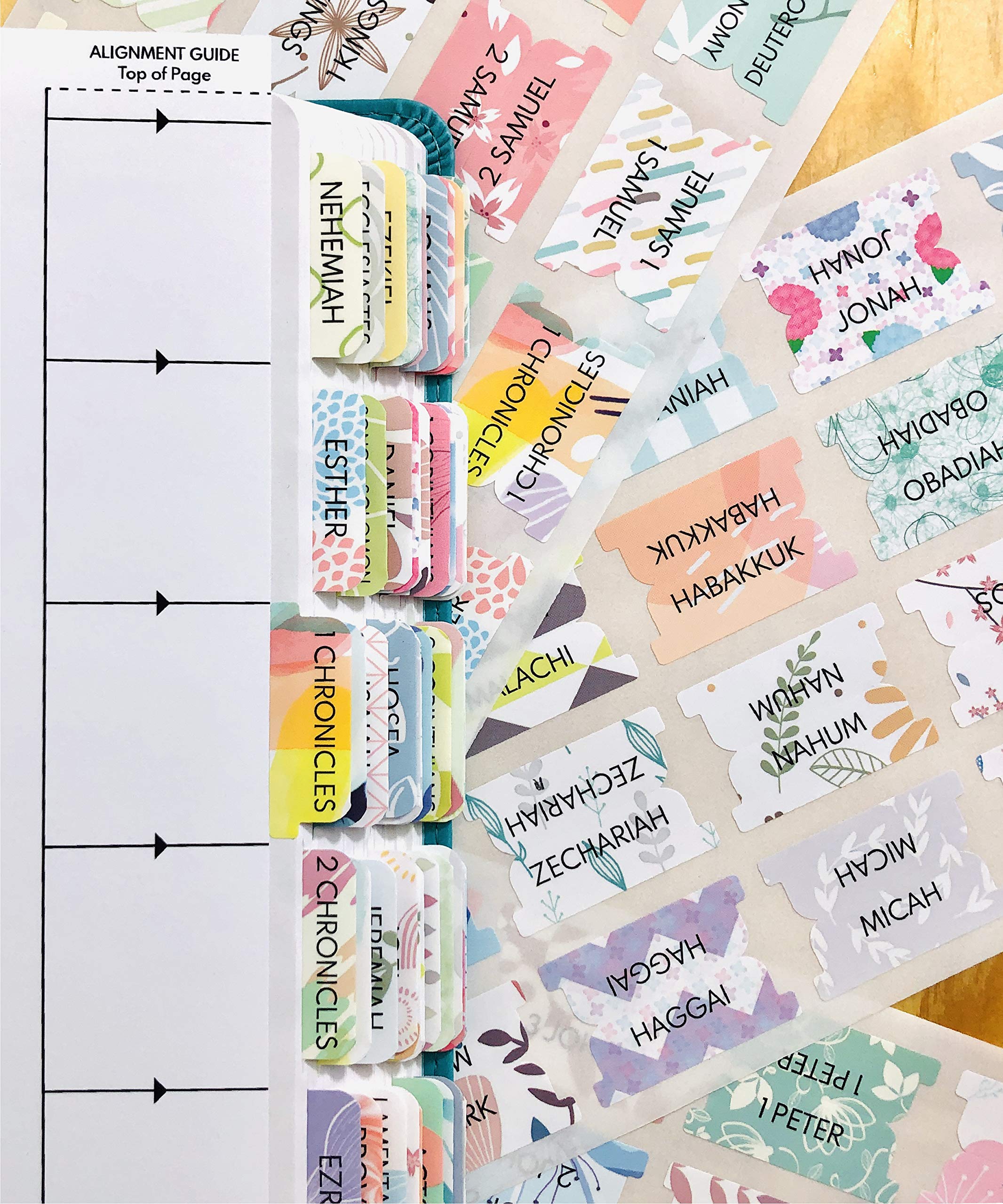 Buy Bible Tabs for Women and Men, Bible Index Tabs for Journaling Bible ...