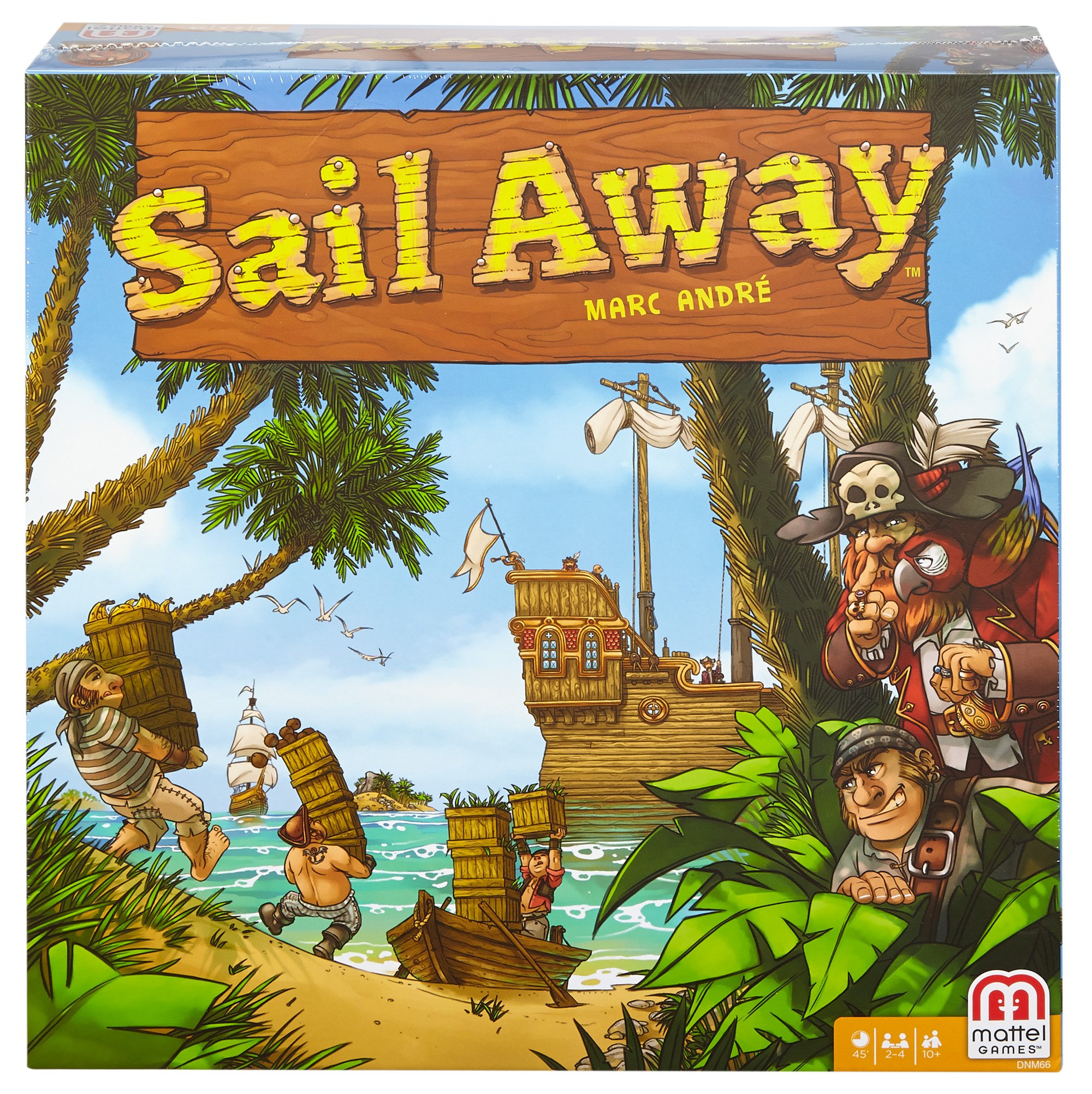 Amazon.com: Mattel Games Sail Away Strategy Board Game : Toys & Games