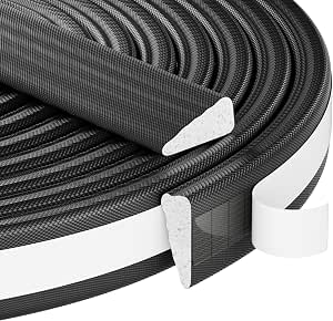 GCJUYA 118” Wedge Shape Window Weather Stripping, Door Seal Strip, Foam ...