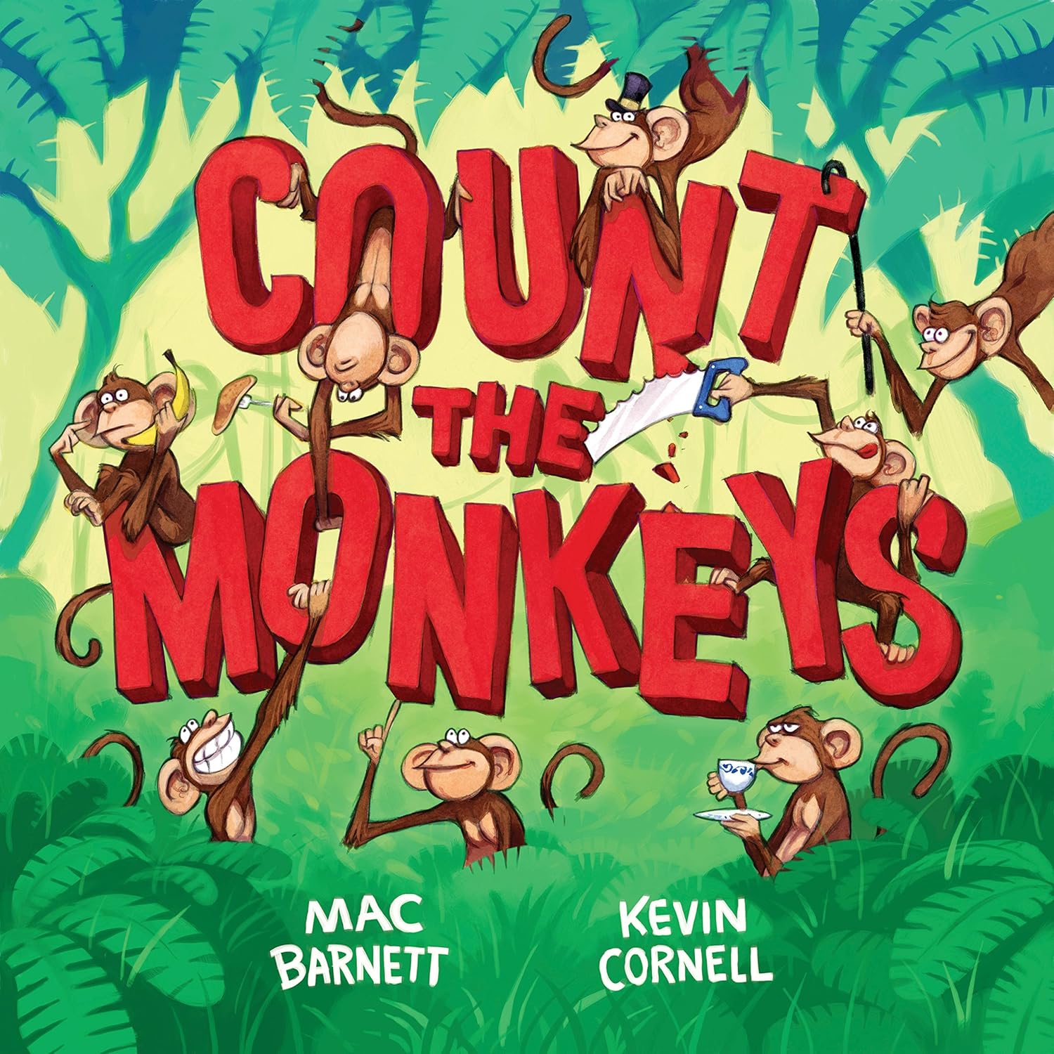 Amazon.com: Count the Monkeys: 9781423160656: Barnett, Mac, Cornell ...