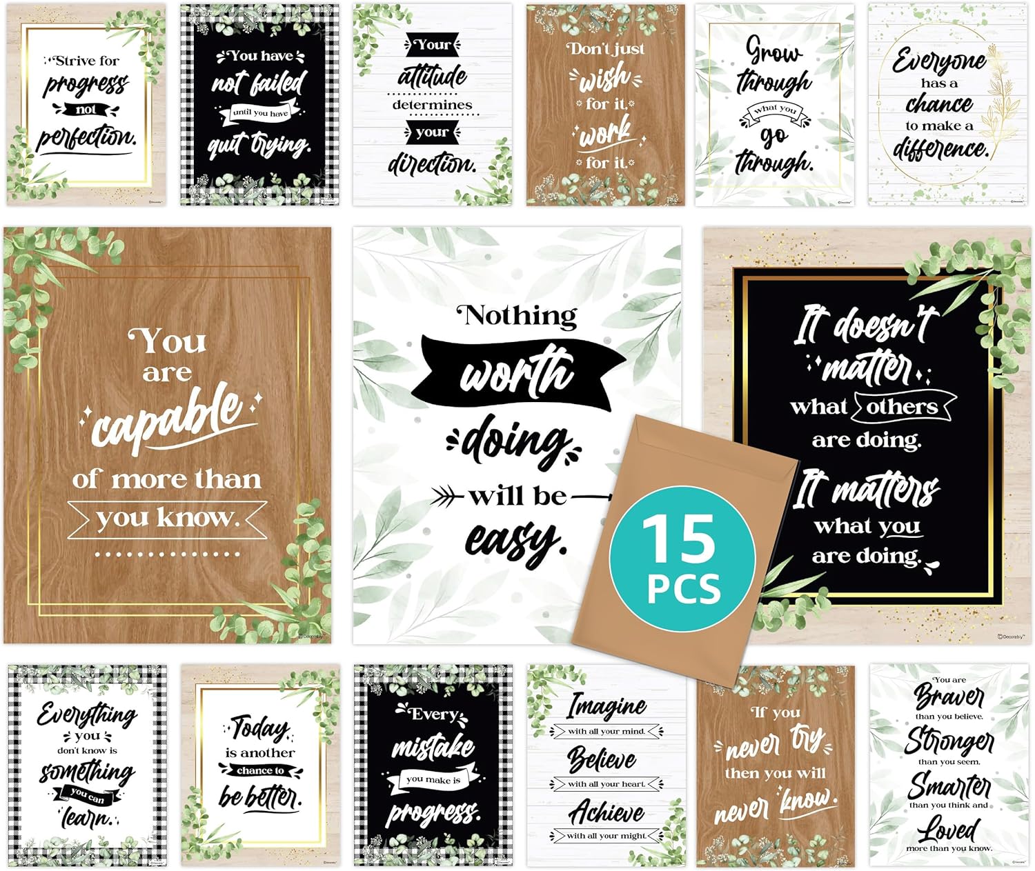 Amazon.com: 15 Farmhouse Classroom Decor - - 11x14in School ...