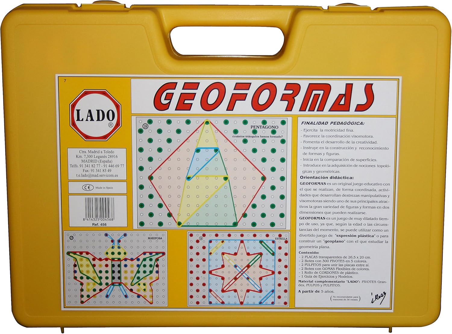 LADO GEOFORMAS. Geoplanos Juego Educativo para el Trabajo de la ...