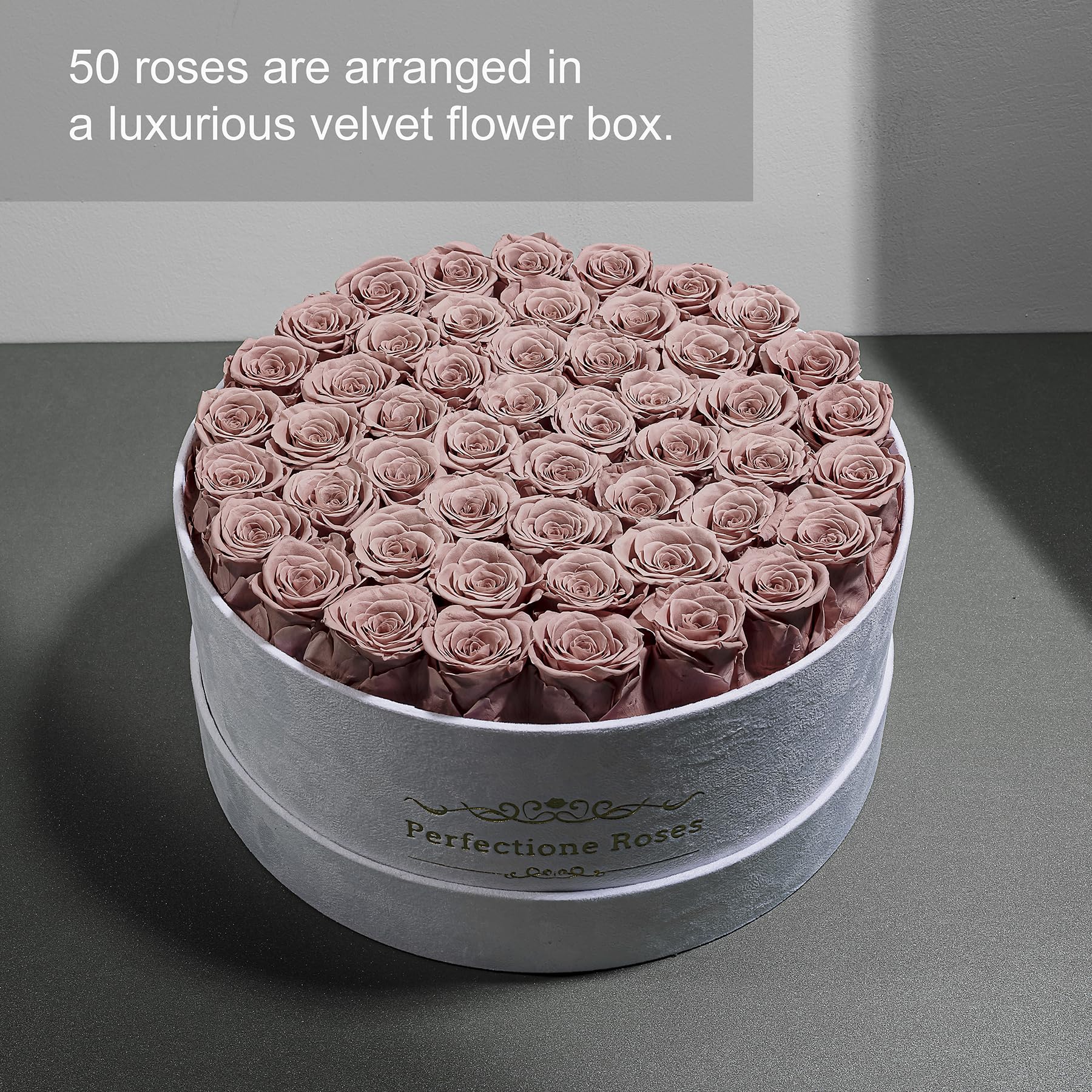 50 Piece Roses in a Velve...B0DL4JY972 | Encarguelo.com.ve
