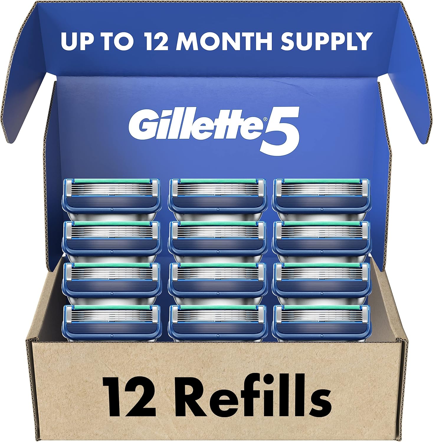 Gillette 5 Men's Razor Blade Refills, 12 Count : Amazon.ca: Beauty ...