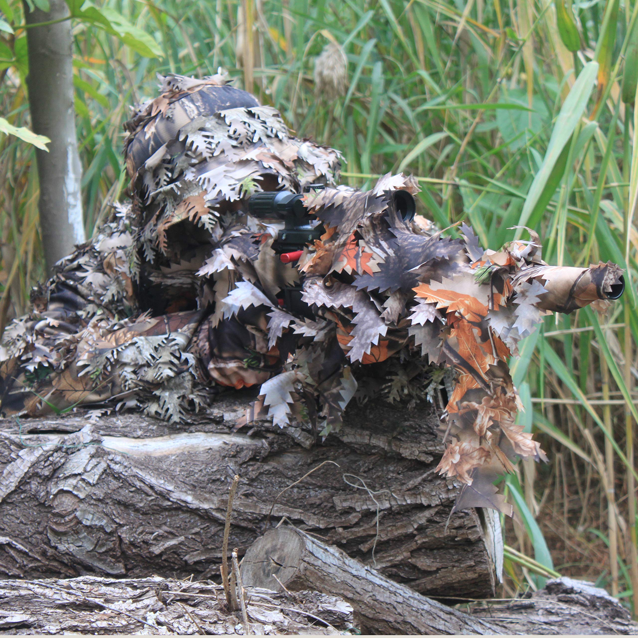 Snapklik.com : AUSCAMOTEK 3D Leaf Strip DIY Camouflage Material 4 Feet ...