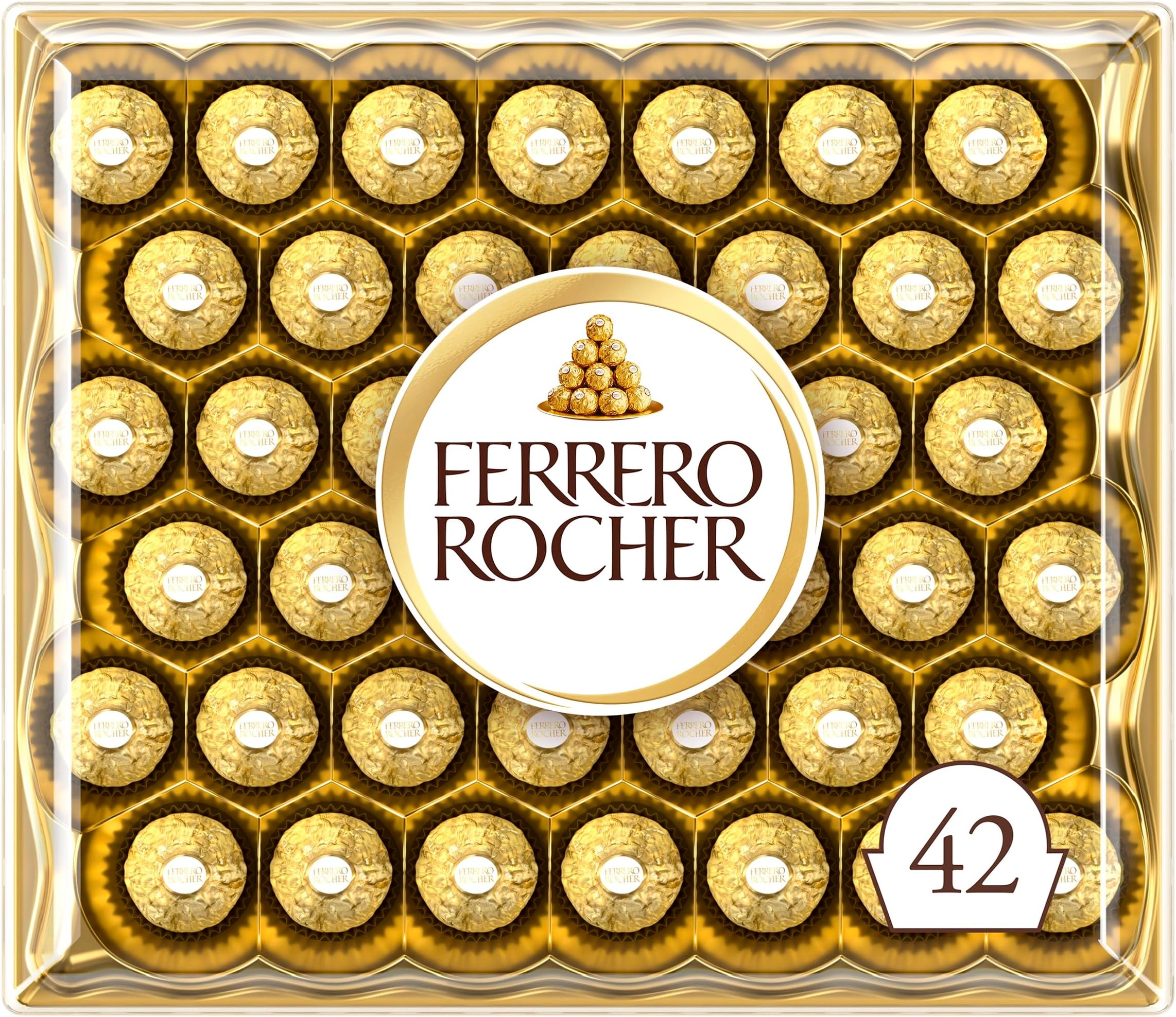 Amazon.com : Ferrero Rocher Fine Hazelnut Chocolates, Chocolate Gift ...