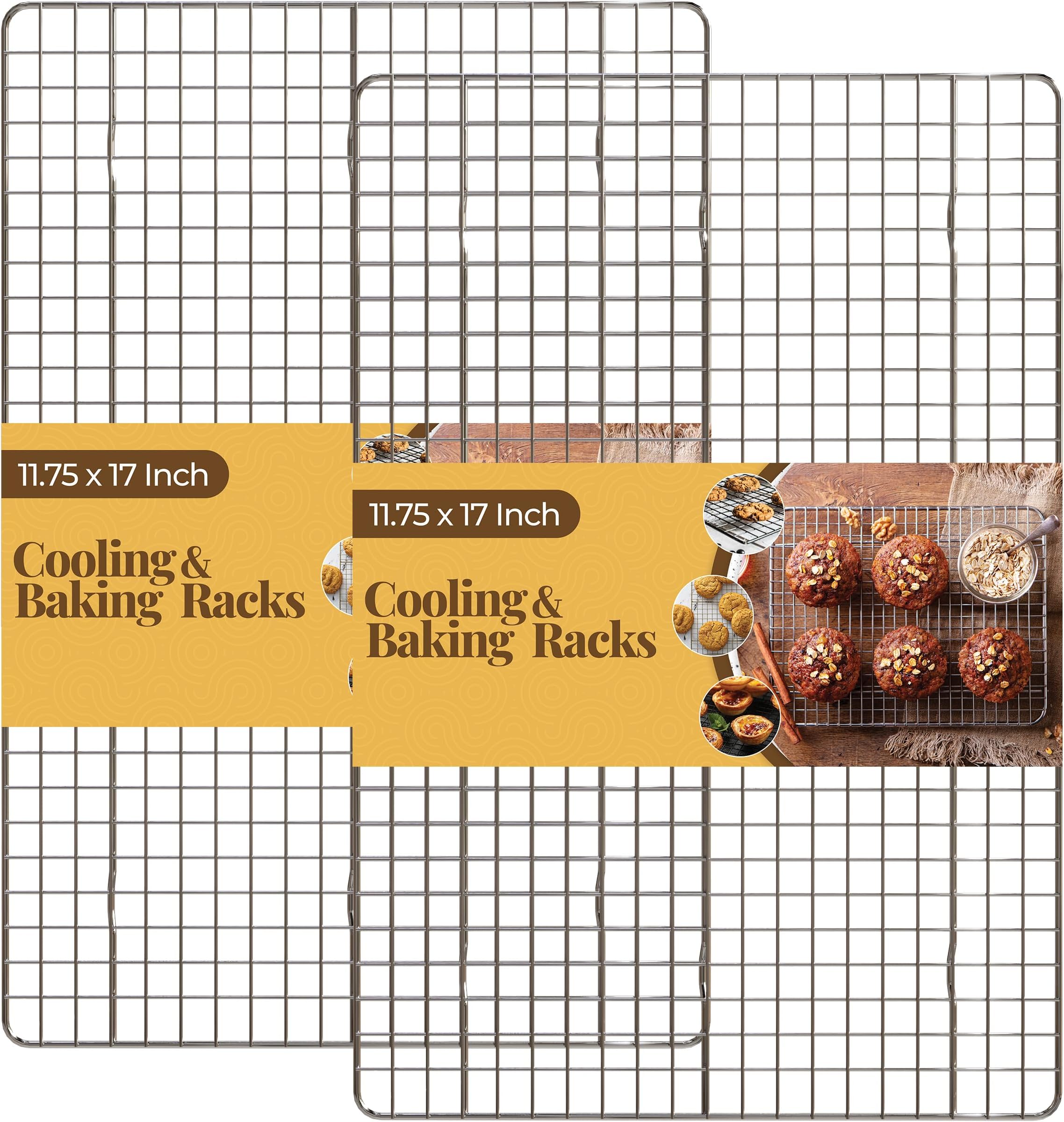 Amazon.com: Utopia Kitchen Cooling Racks for Baking, Stainless Steel ...