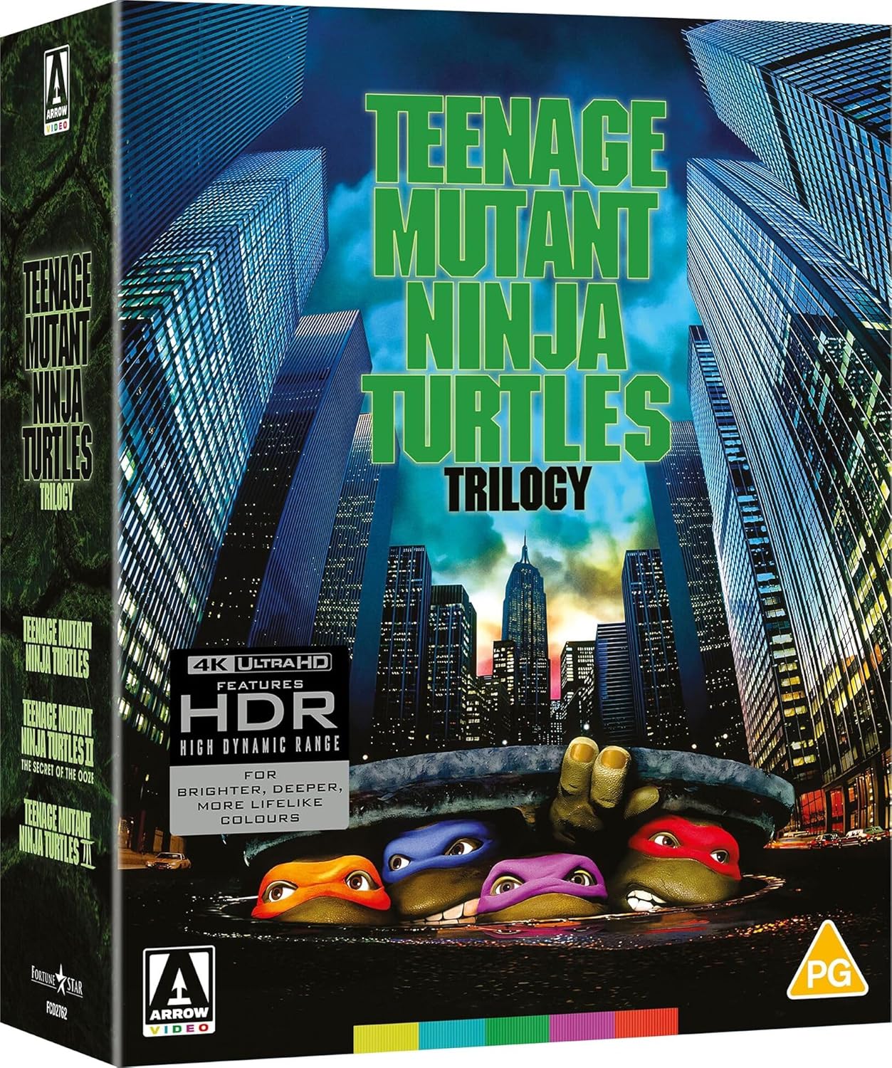 Amazon.com: Teenage Mutant Ninja Turtles Trilogy - 4K UHD [Blu-Ray ...