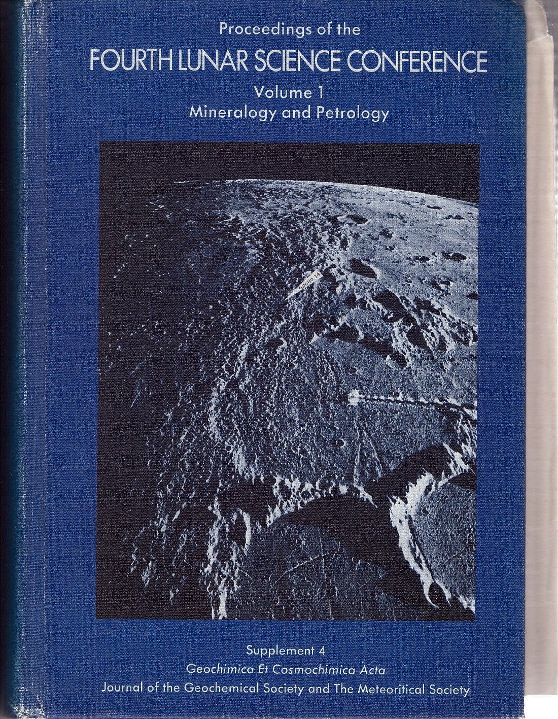 Proceedings of the Fourth Lunar and Planetary Science Conference Volume ...