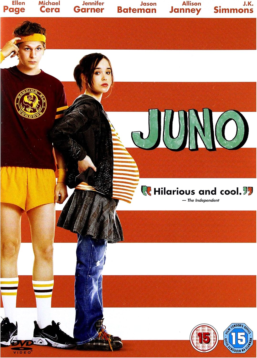 Juno [DVD] [2007]: Amazon.co.uk: Ellen Page, Michael Cera, J.K. Simmons ...