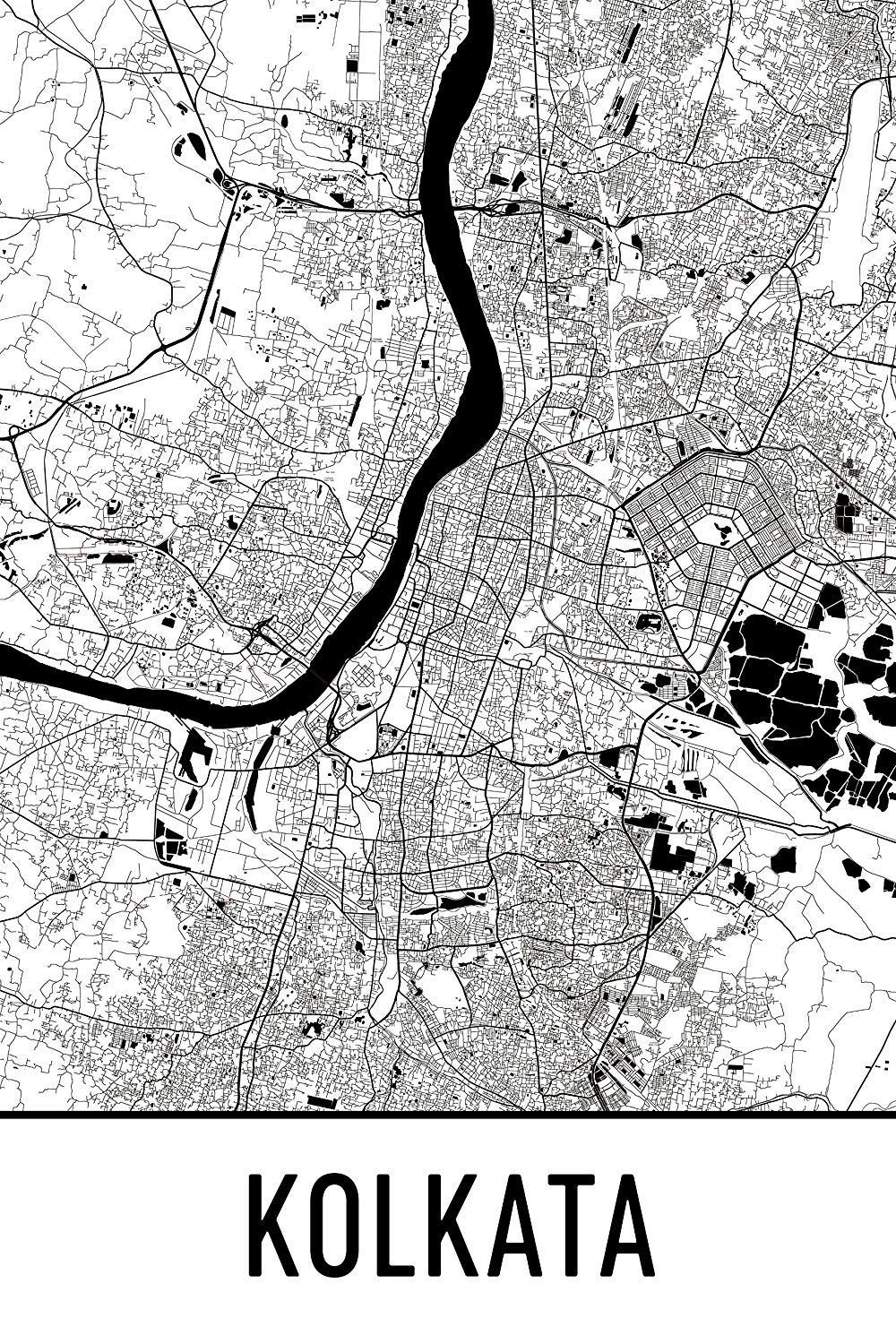 Calcutta City Map