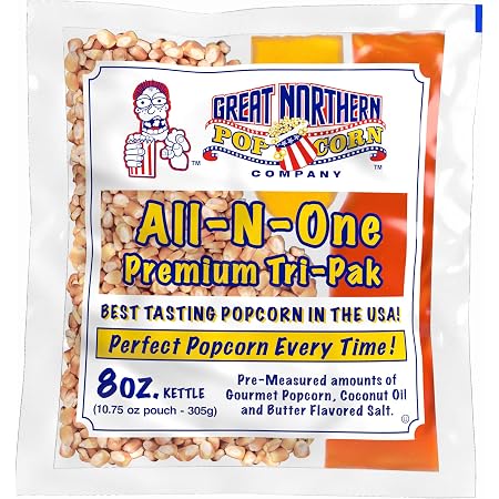 Amazon.com: Great Northern Popcorn Black 8 oz. Ounce Foundation Movie ...