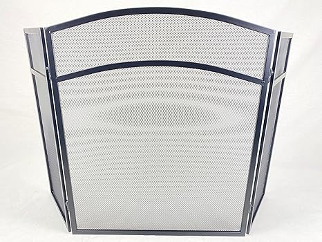 Unibos | Fire Guard Screen Panel Standing Gate - Steel Decorative Mesh ...