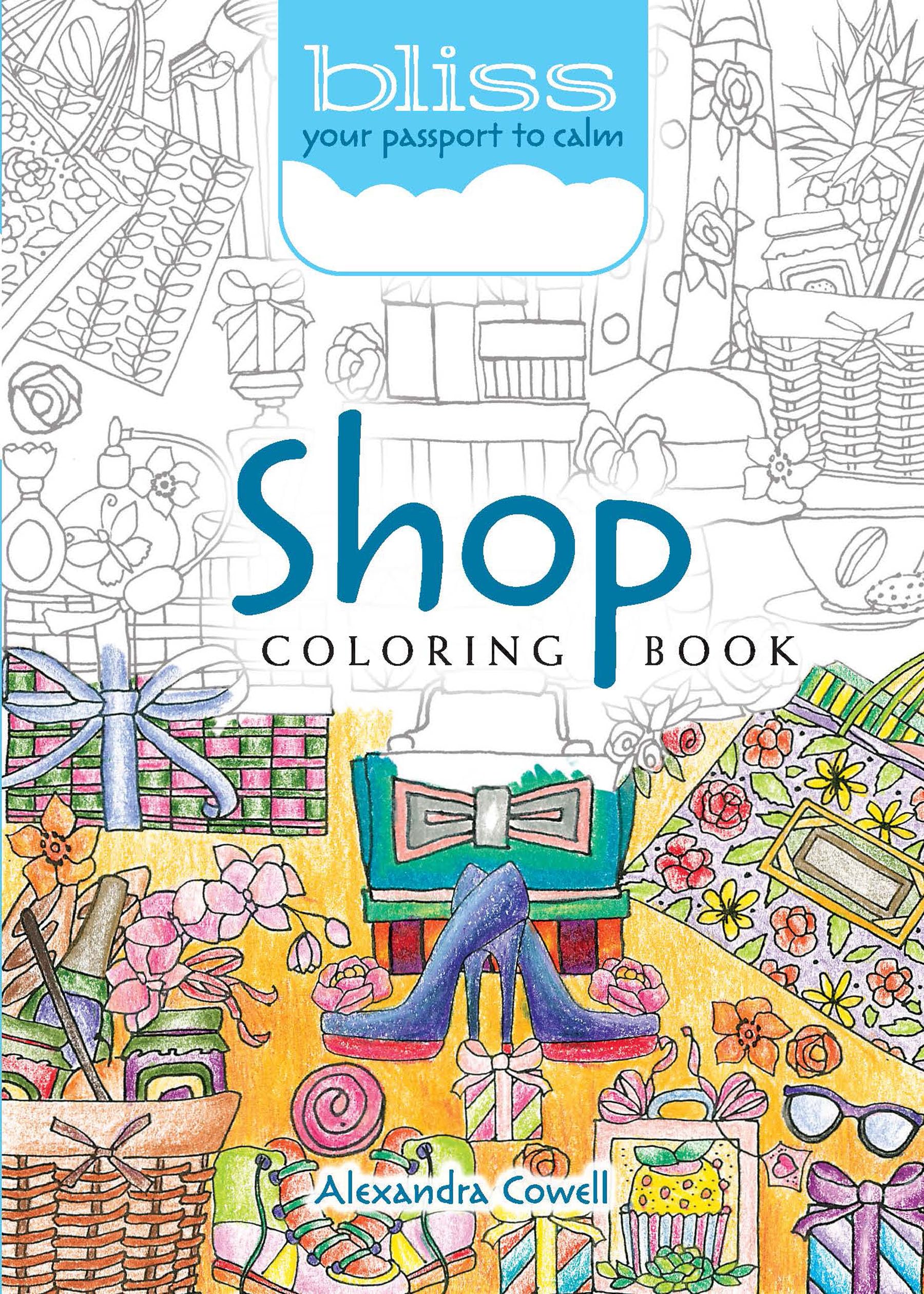 Amazon.com: BLISS Shop Coloring Book: Your Passport to Calm (Dover ...
