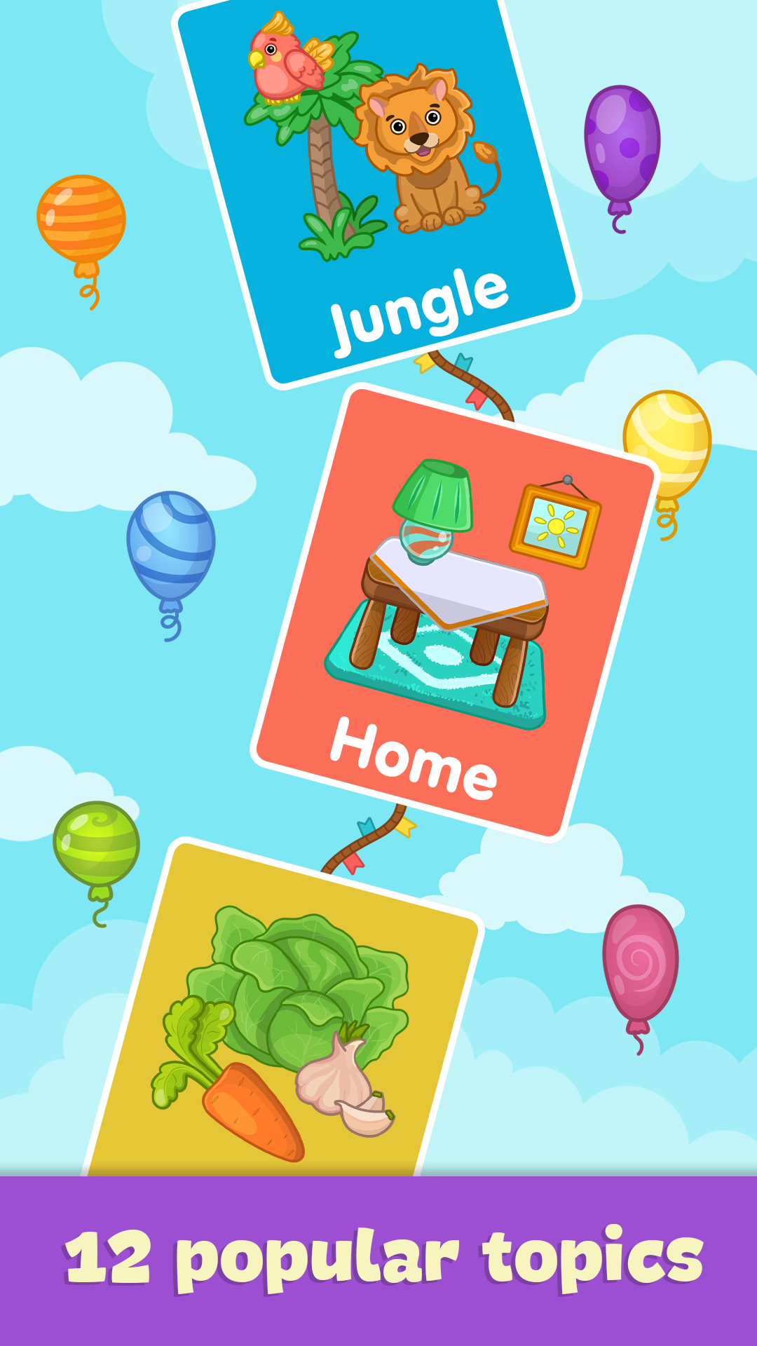 Learning Games For Kids First Words For Preschool Toddlers Amazon co