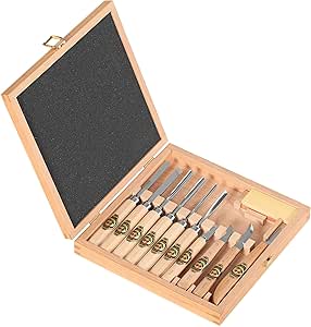 Two Cherries 515-3441 11-Piece Carving Tools in Wood Box : Amazon.ca ...