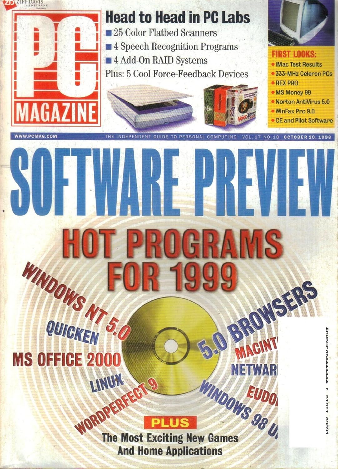 PC Magazine, Vol. 17, No. 18 (October 20, 1998): Bill Howard, Bill ...