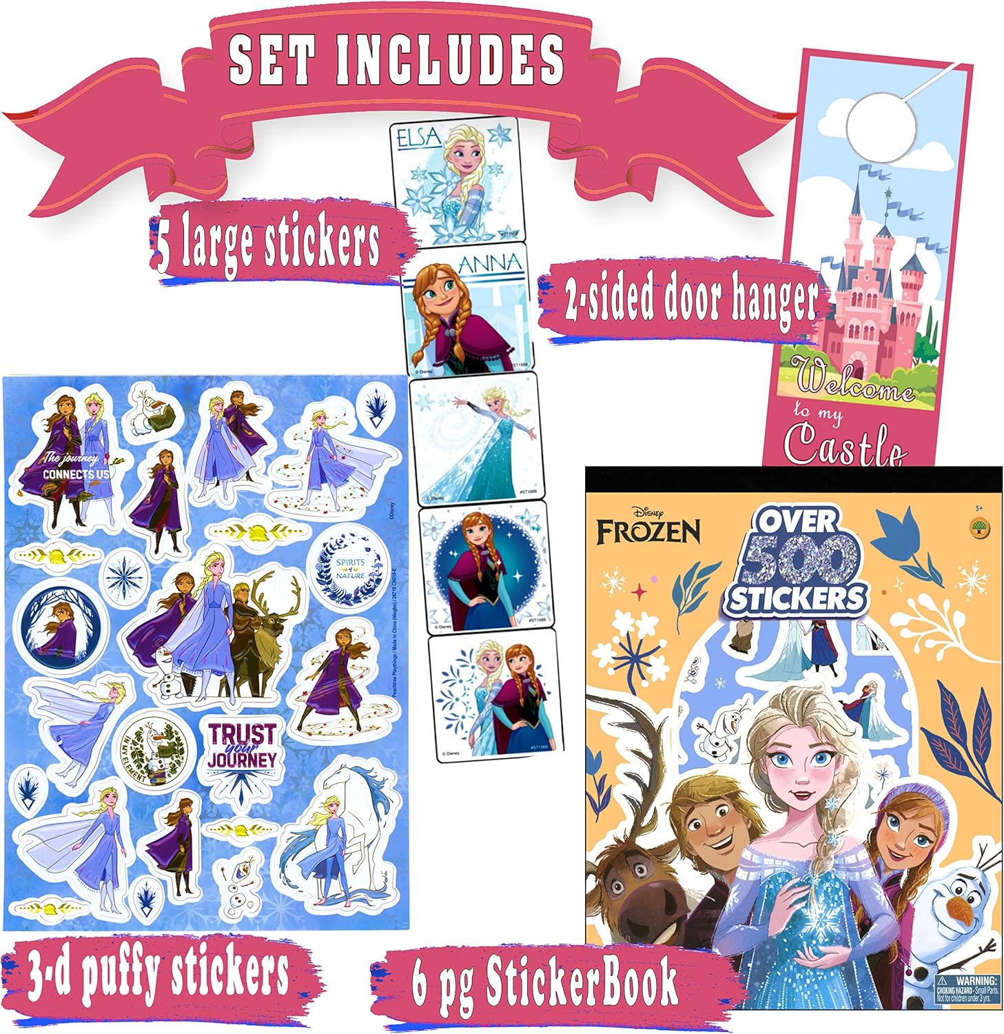 Buy Disney Frozen Stickers Activity Bundle - Set Includes Frozen ...