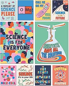 Amazon.com: S&O Large Science Posters for Classroom Elementary School ...
