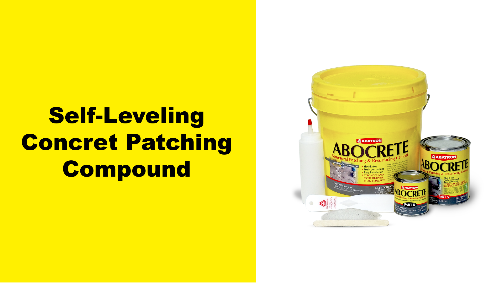 Watch ABOCRETE - Structural Epoxy Patching Compound for Concrete on ...